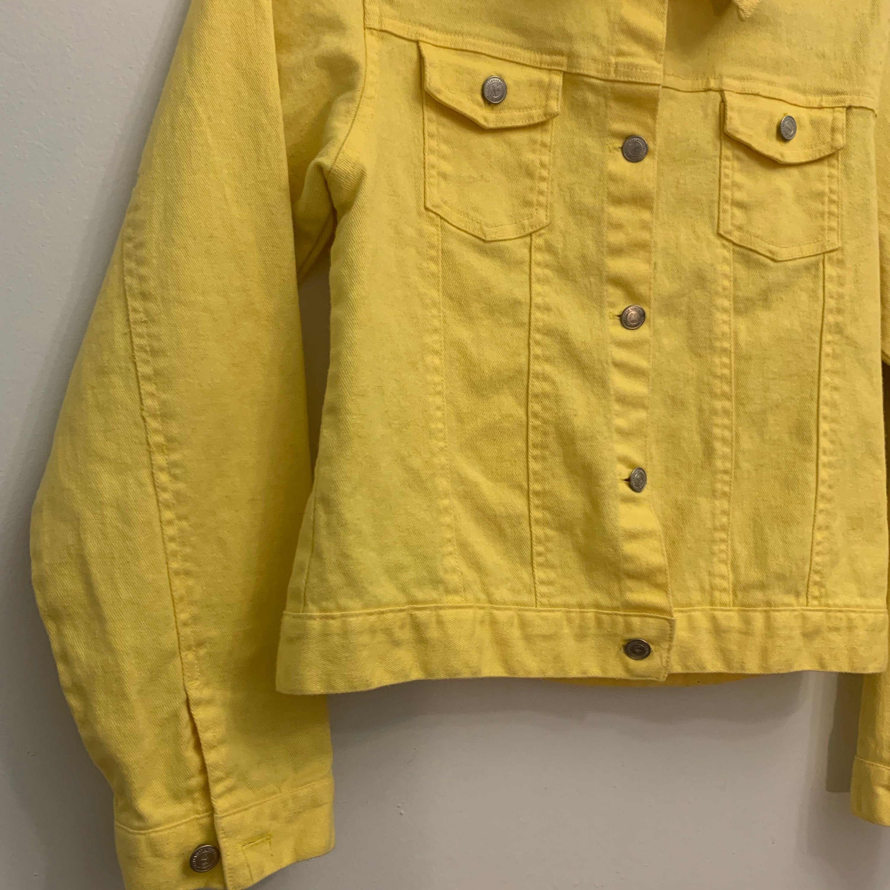 Vintage Yellow Denim Jacket by LA Gear | Shop THRILLING