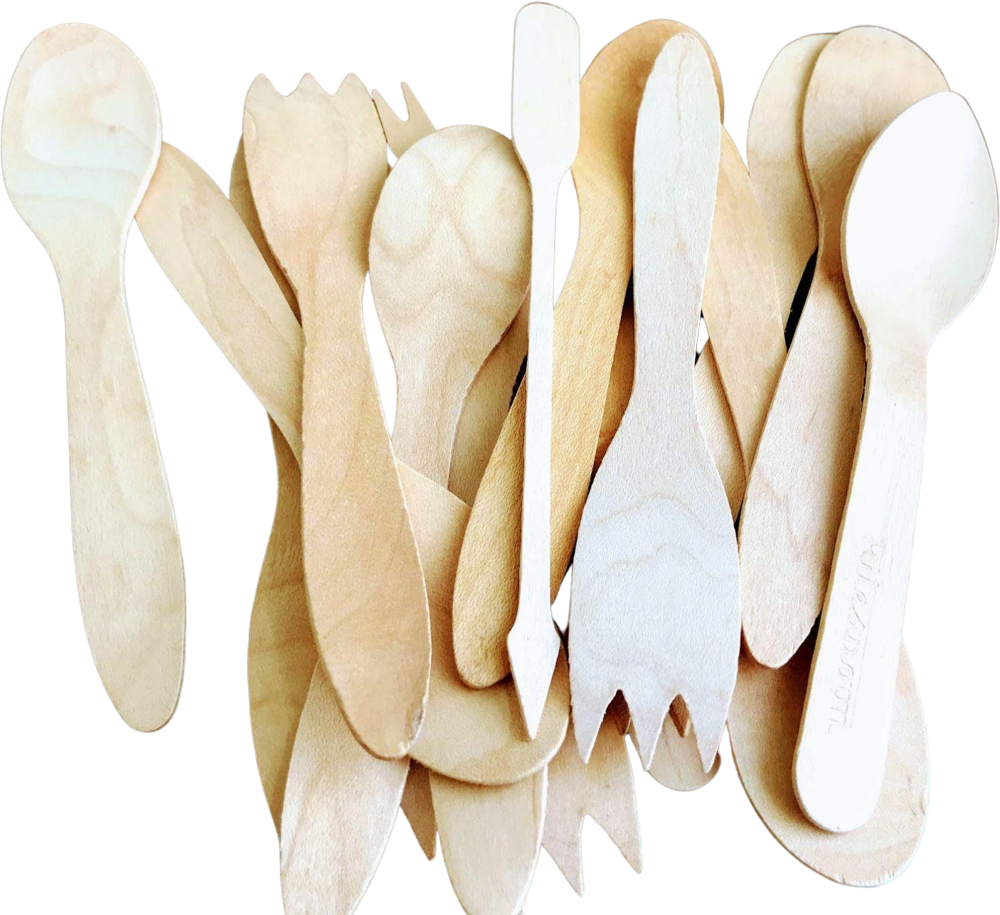 Vintage Forster Ideal Wood Forks Spoons Picnic Flatware 40s | Shop ...