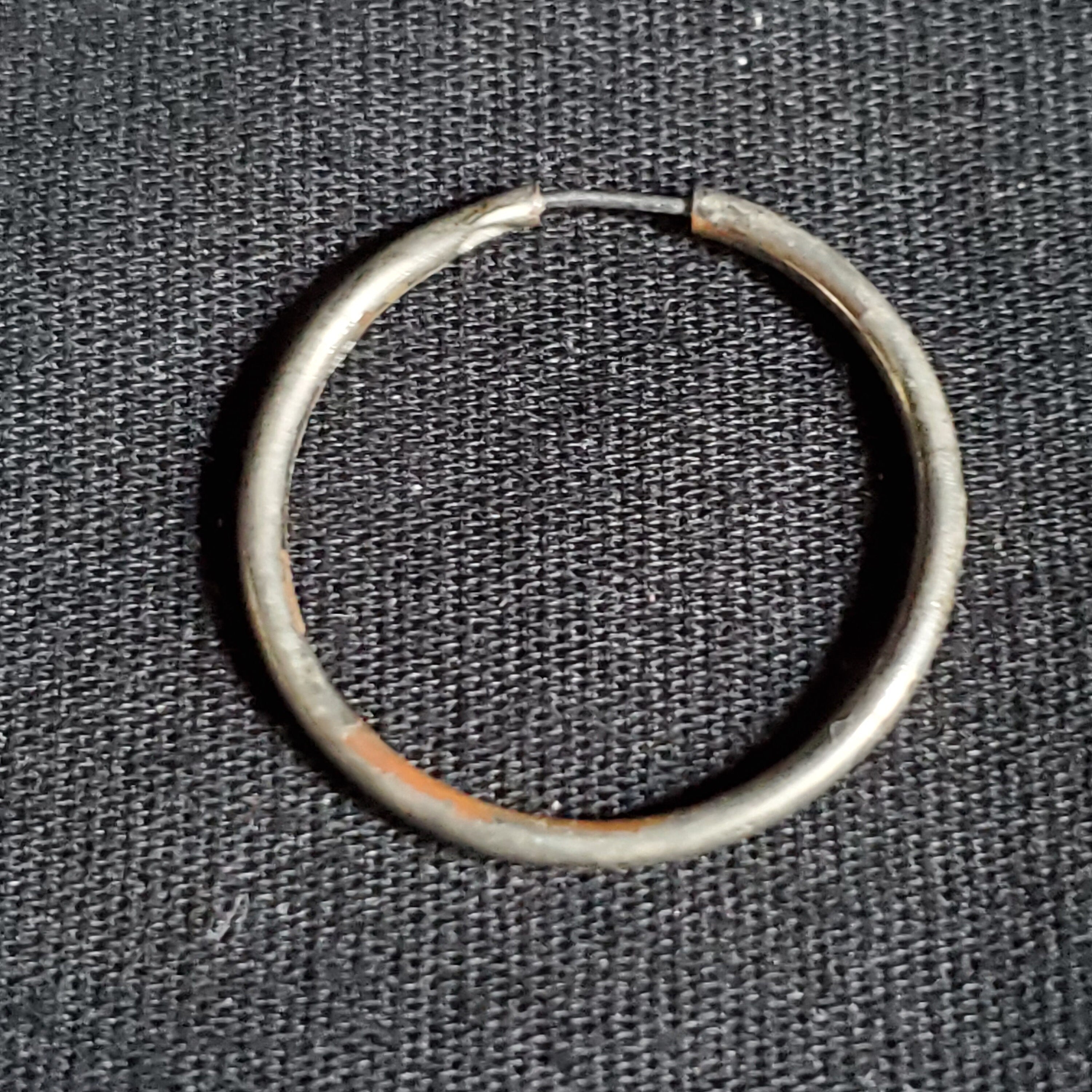 Vintage Silver Tone Single Hoop Earrings Lot Repair Projects | Shop ...