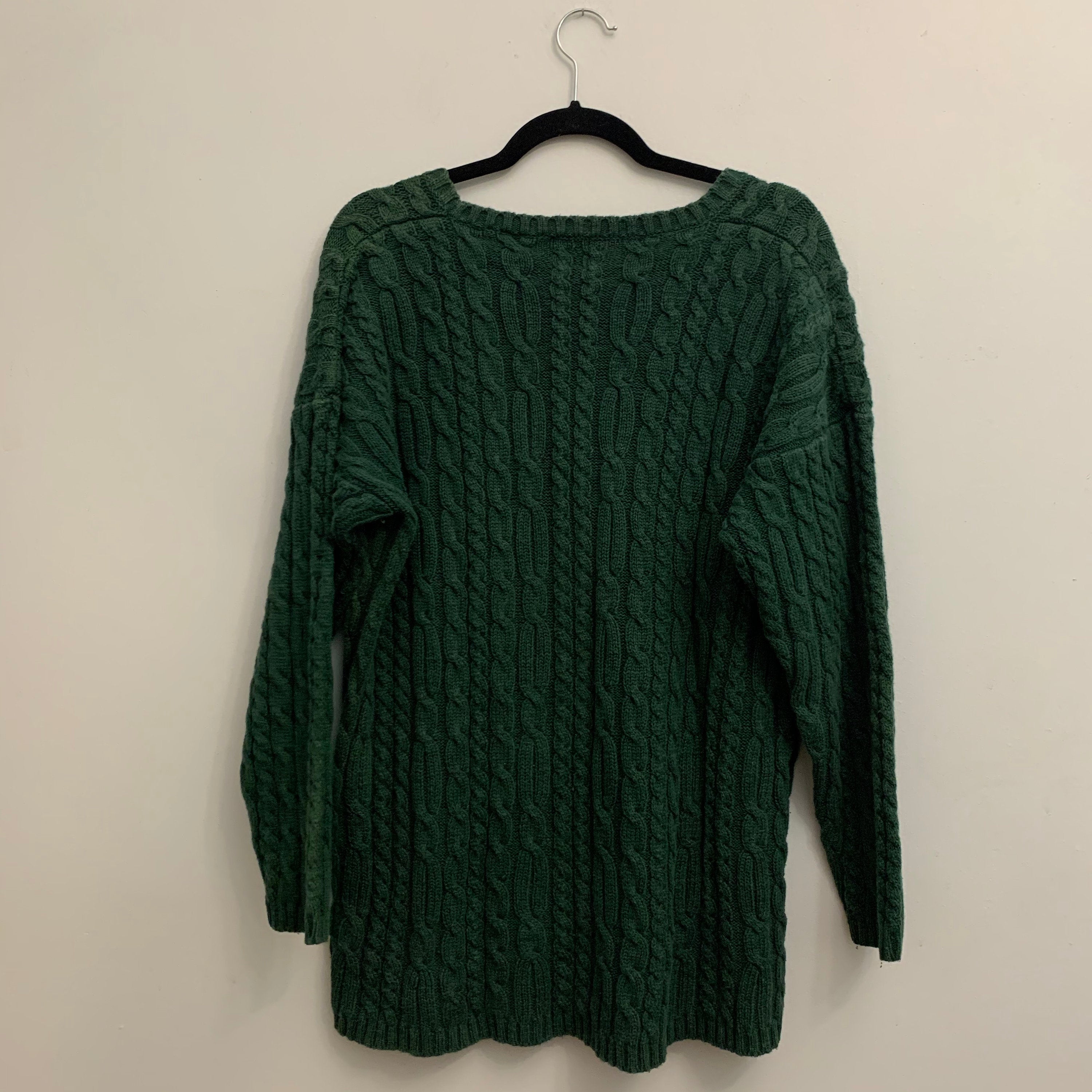 Vintage Green Cable Knit Sweater by Gap | Shop THRILLING