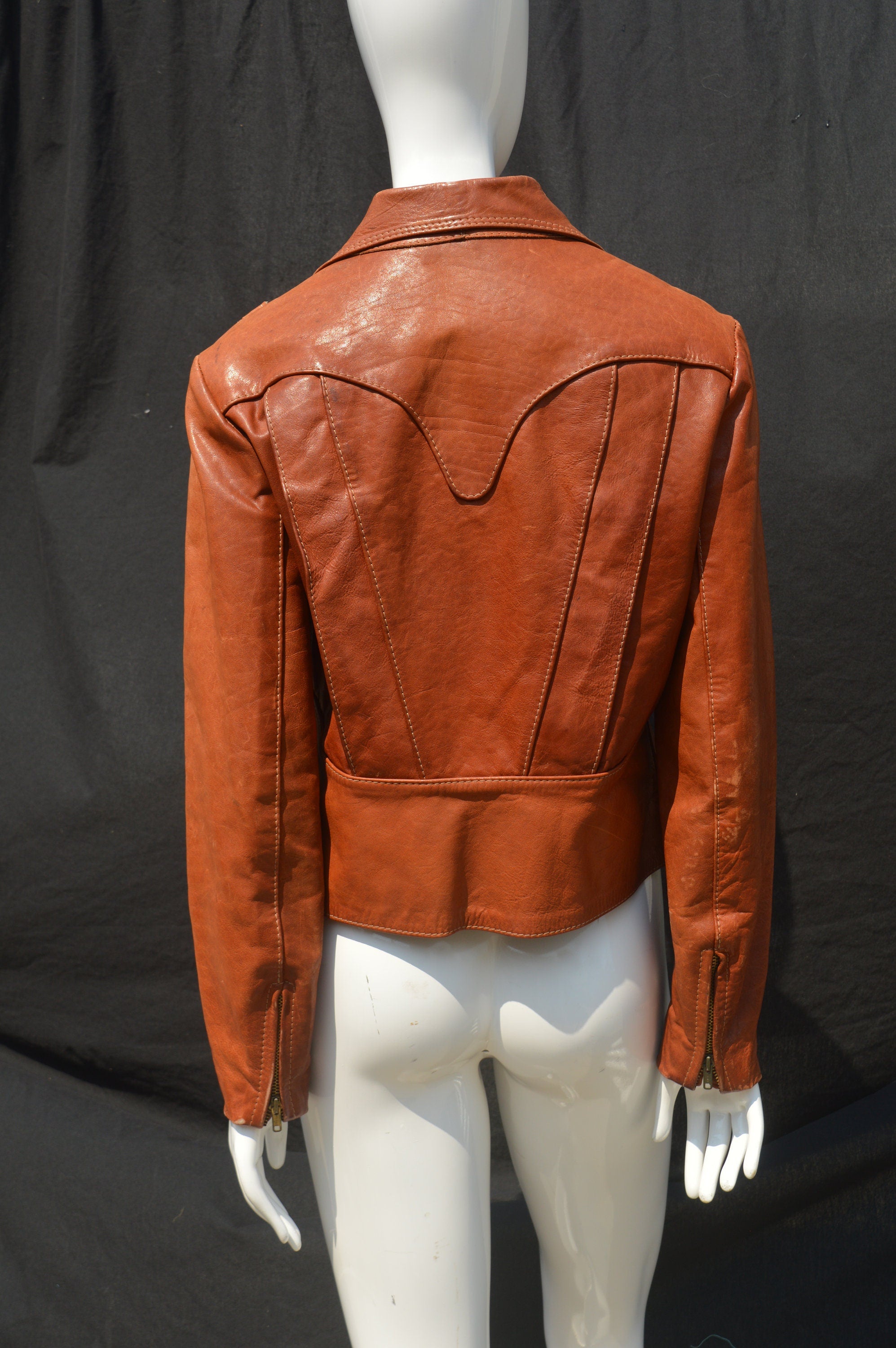 Vintage 70’s Glasswater Leather Jacket | Shop THRILLING