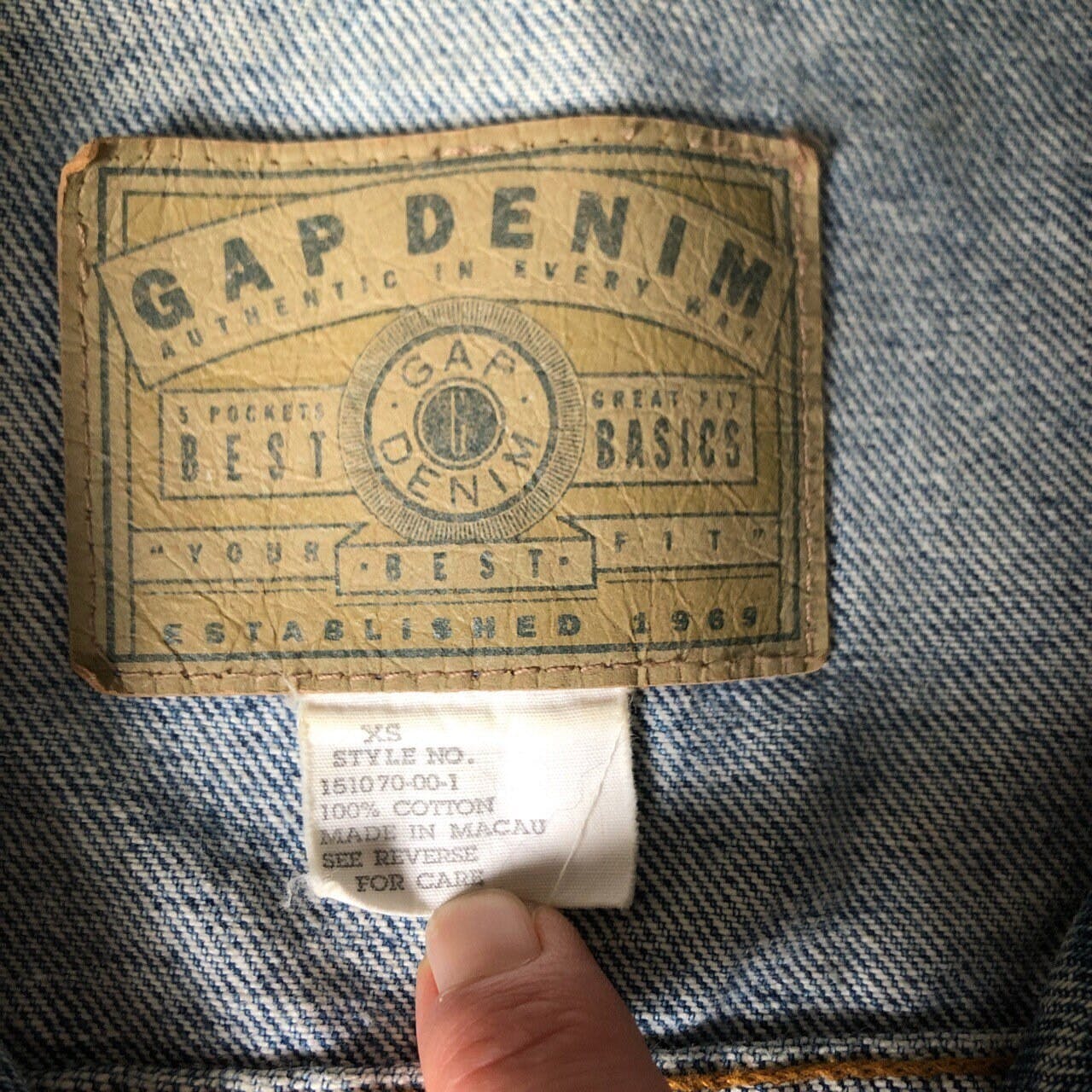 Vintage Denim Jacket by Gap | Shop THRILLING