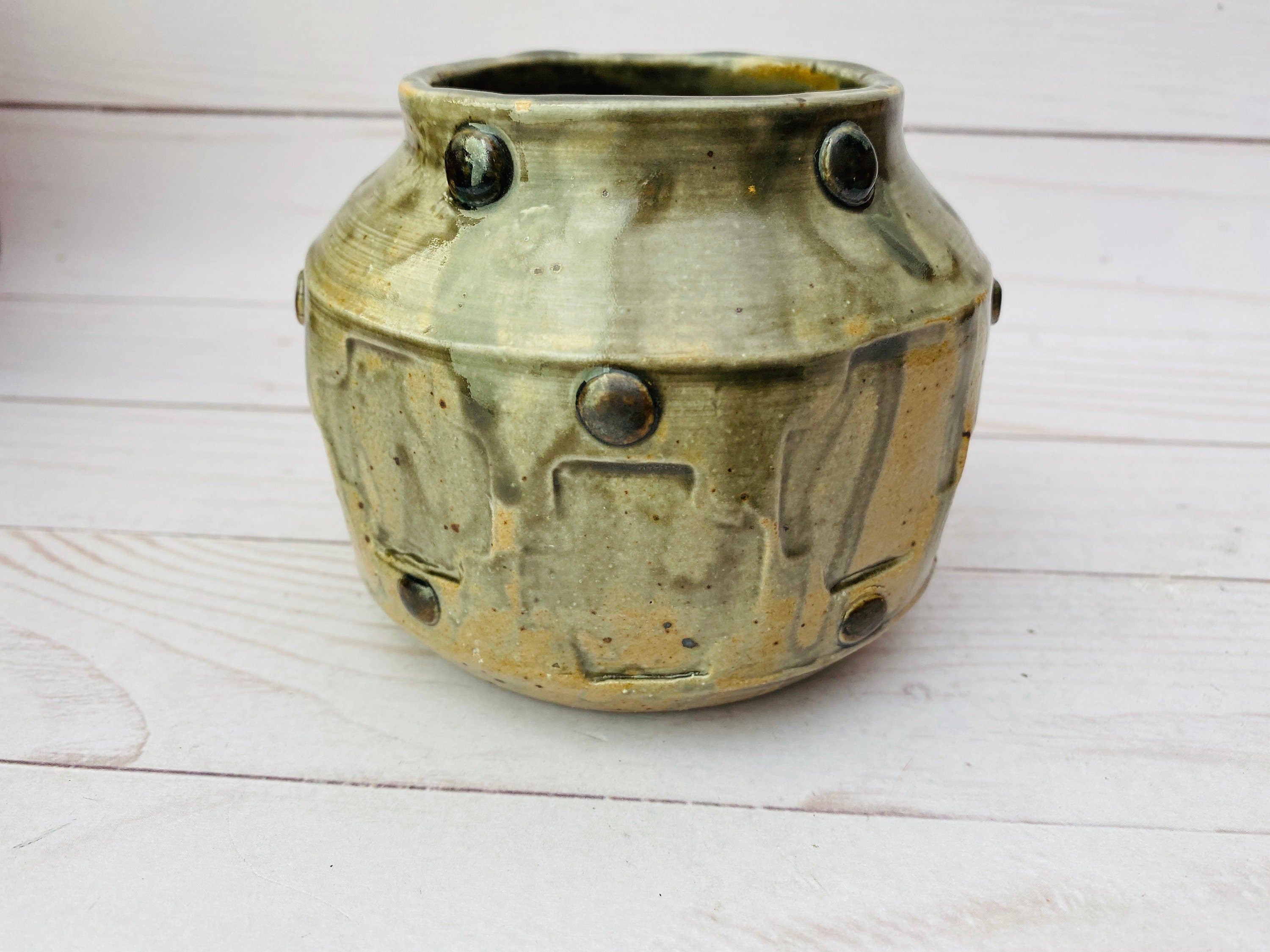 Vintage Stoneware Gray Pot Gray Pottery | Shop THRILLING