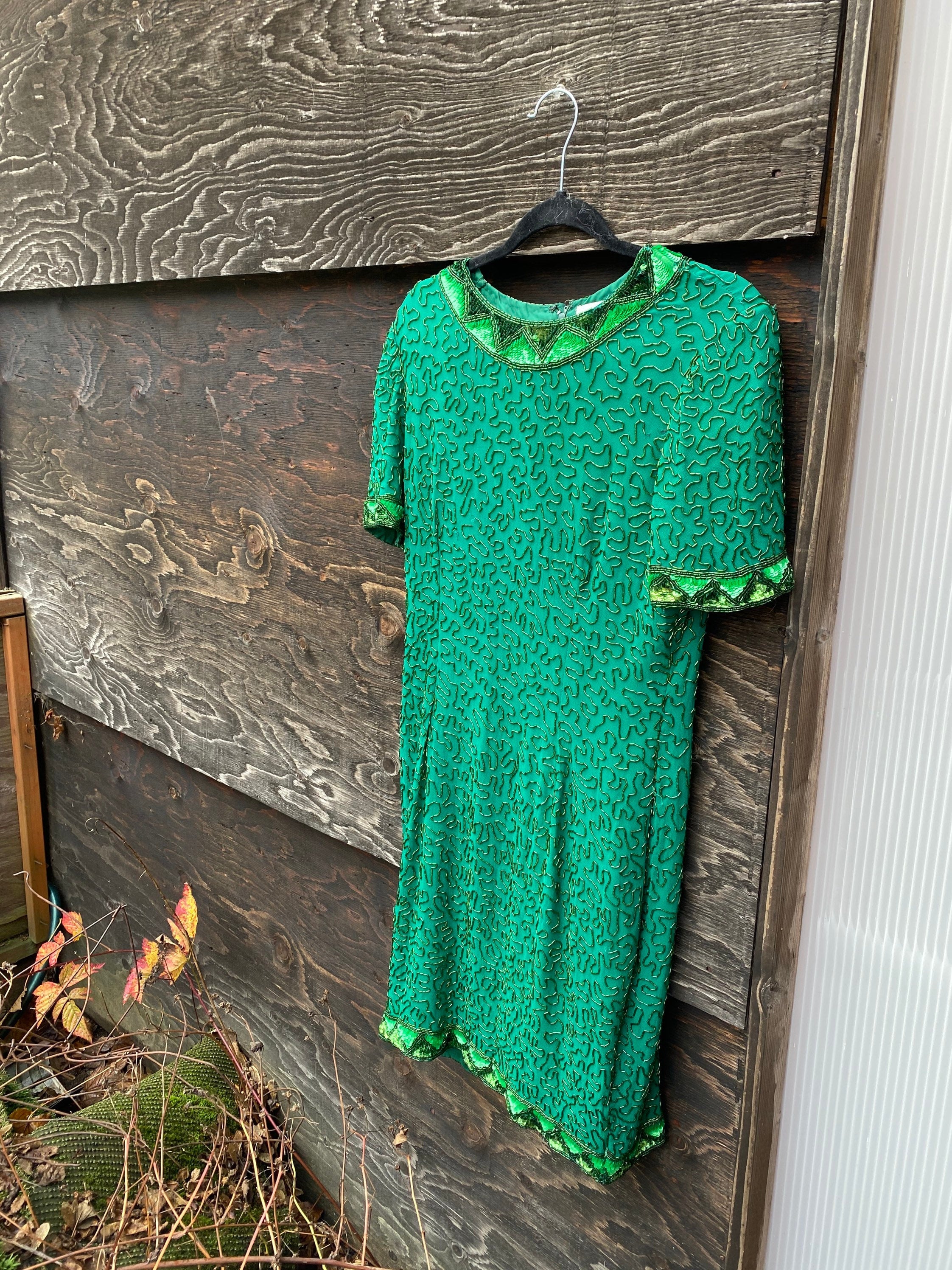 Vintage Beaded Shift Dress | Shop THRILLING