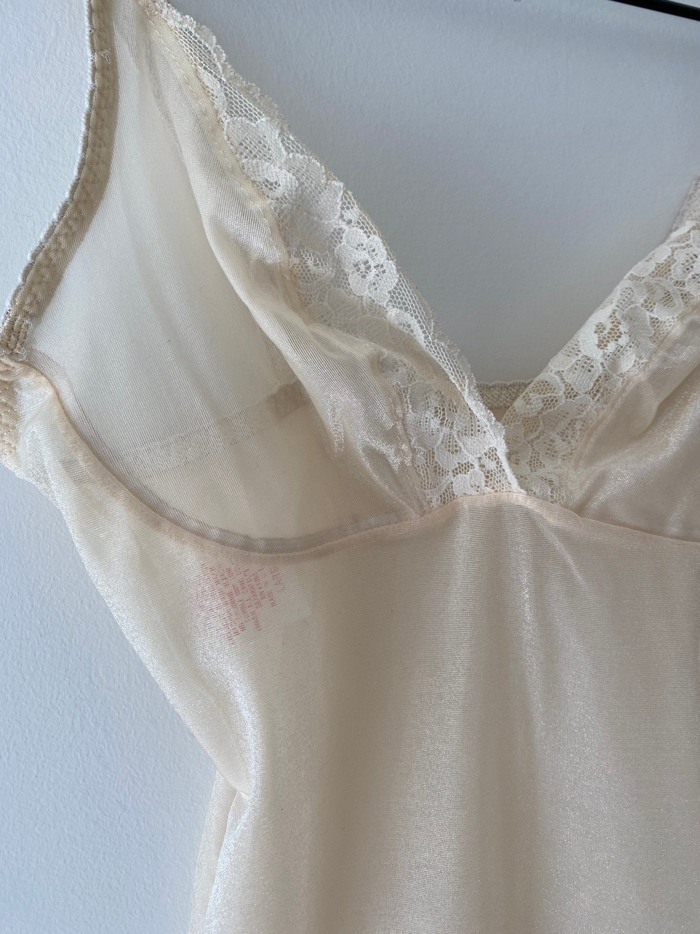 Vintage 80’s Sheer Beige Teddy by The Teddy with Lycra | Shop THRILLING
