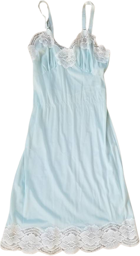 Vintage Light Blue Nylon Full Slip by Aristokraft | Shop THRILLING