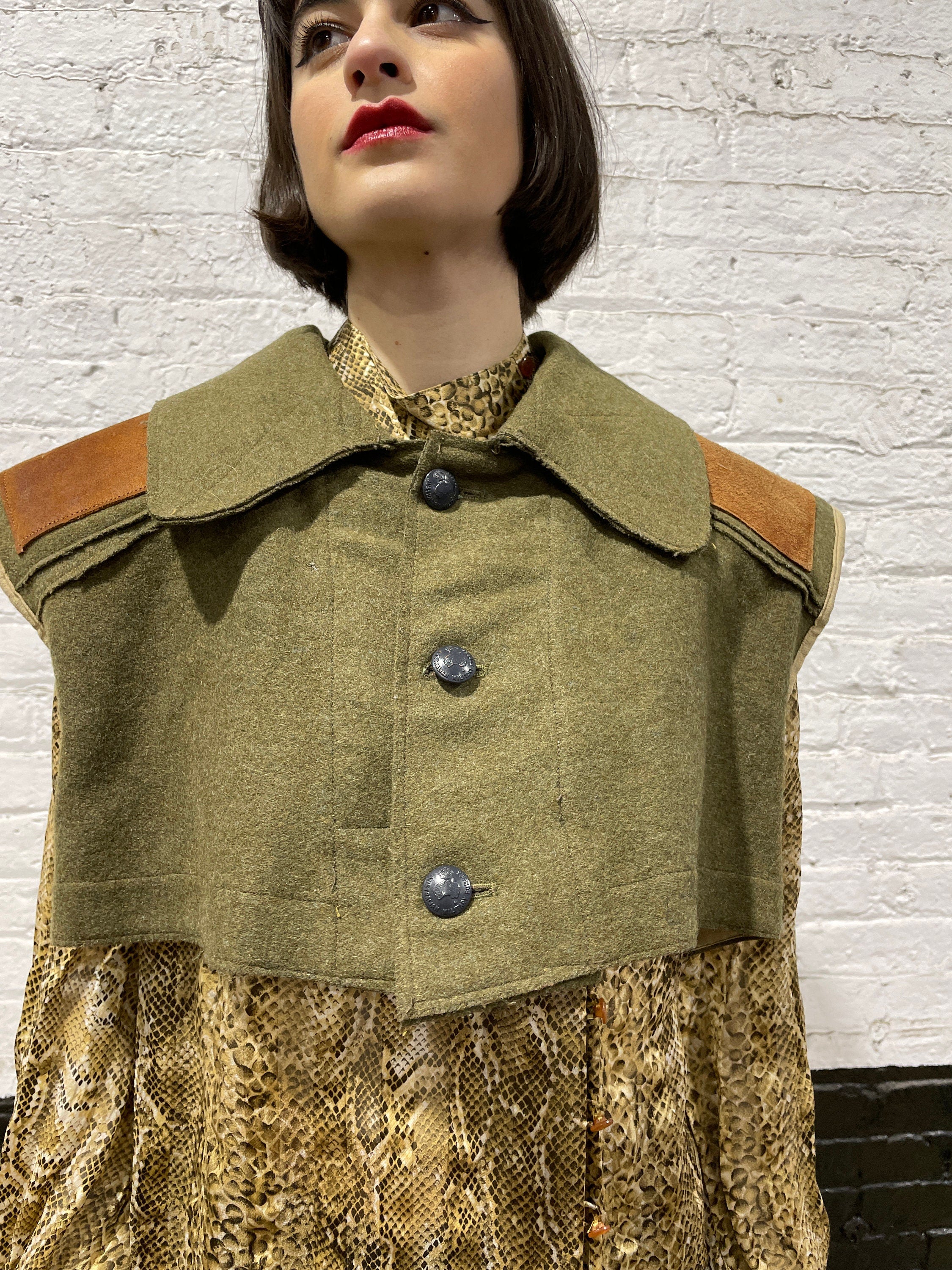 Vintage 1942 Ww2 Australian Army Machine Gunners Green Vest | Shop ...