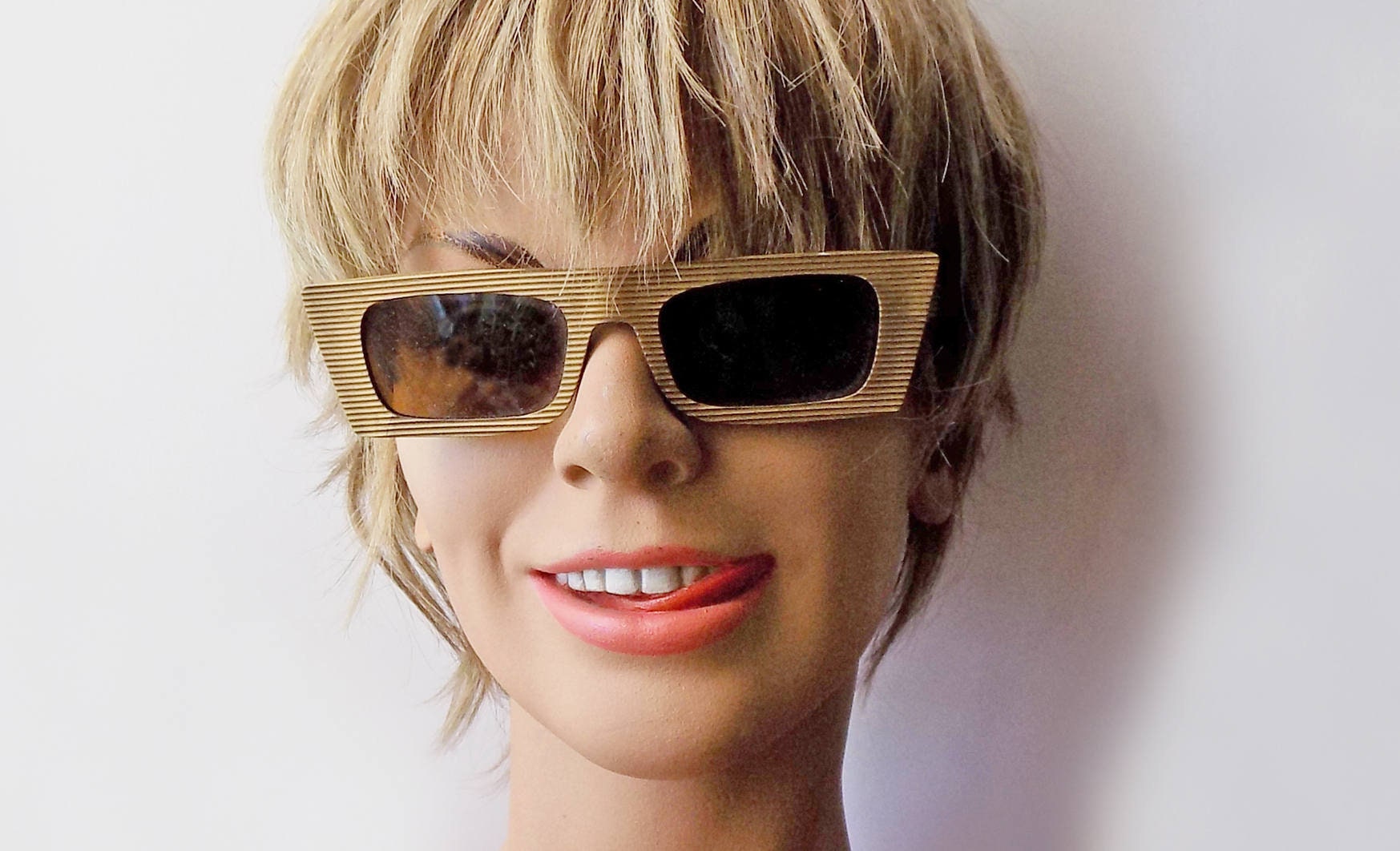 Vintage 60s-80s Italian Sunglasses Plastic Mod Tv Devo Adult Size ...