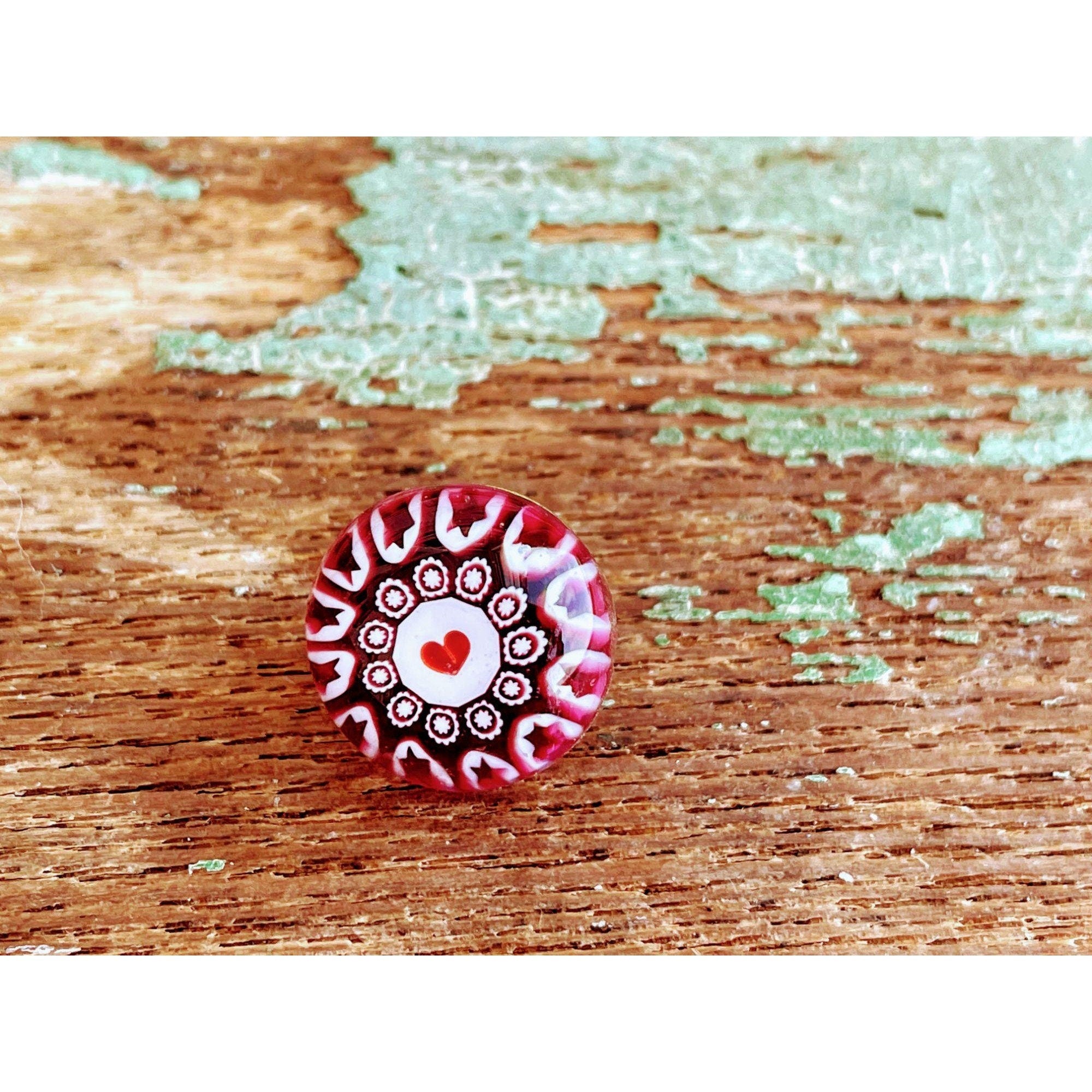Vintage Millefiori Glass Tie Pin Bob Siemon Nib by Bob Siemon Designs ...