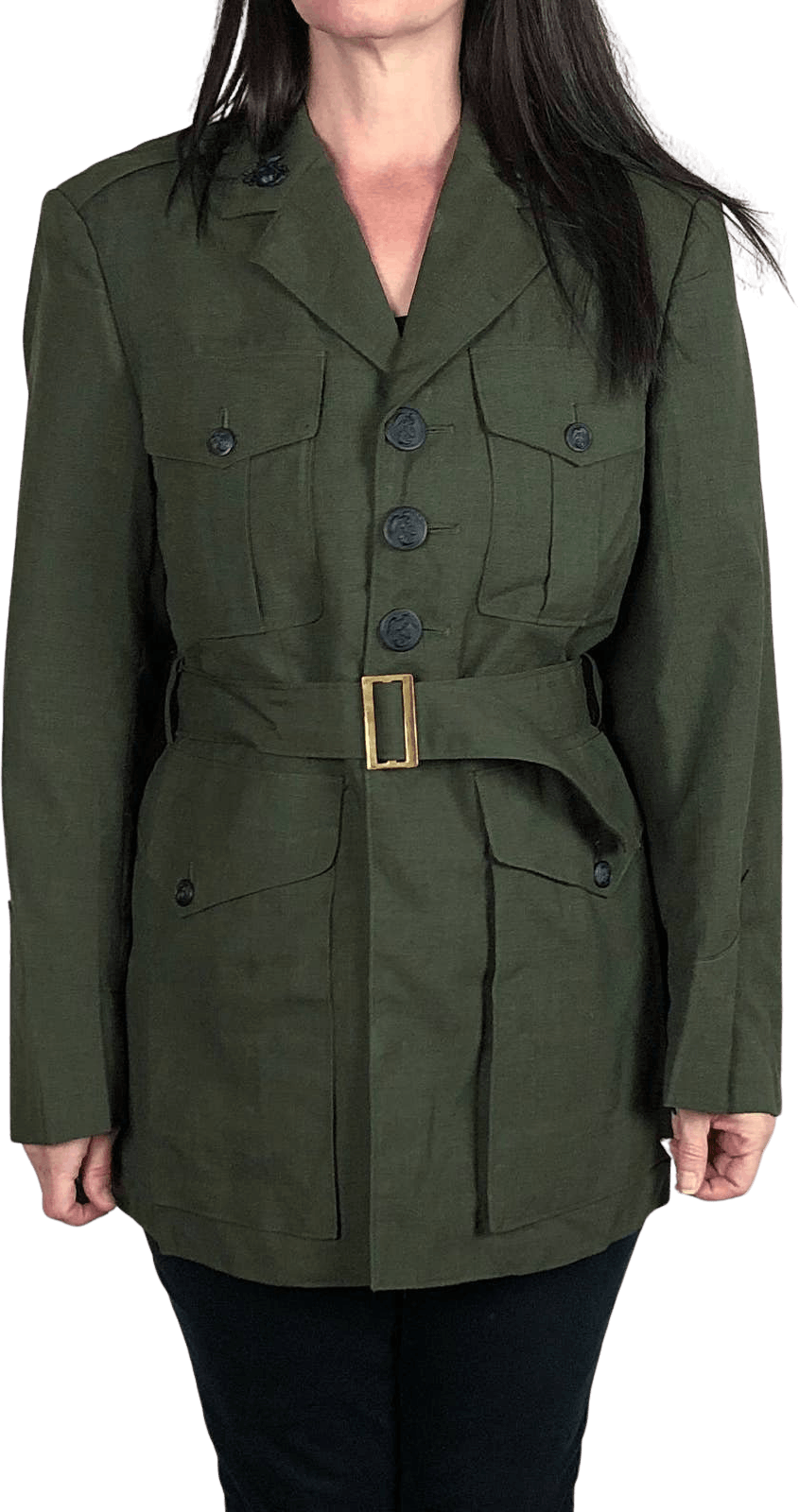 Vintage 60’s Usmc Military Jacket Green by Saco Uniforms | Shop THRILLING