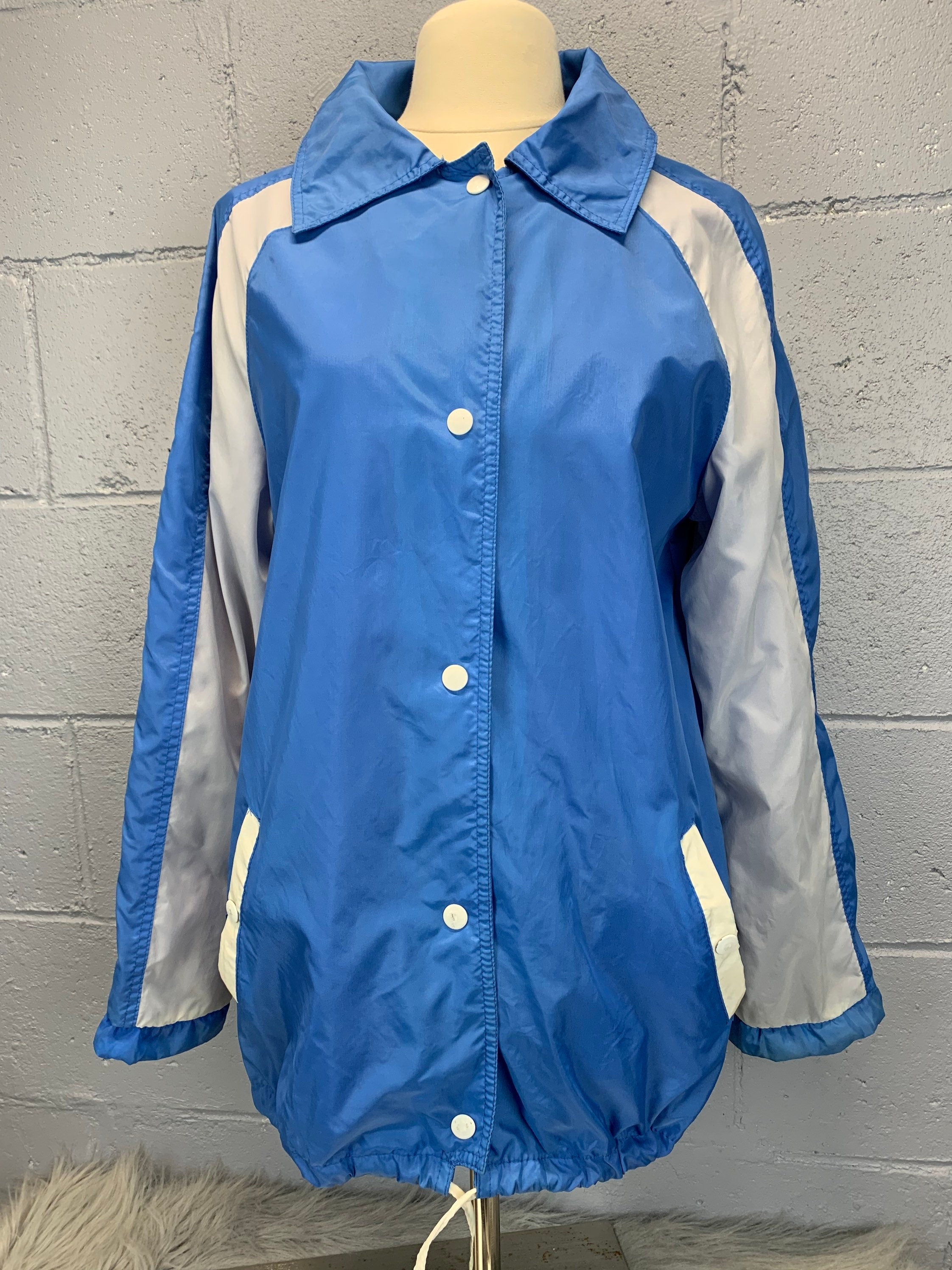 Vintage 70s/80s Colorblock Windbreaker Jacket Lightweight Jacket Butte ...