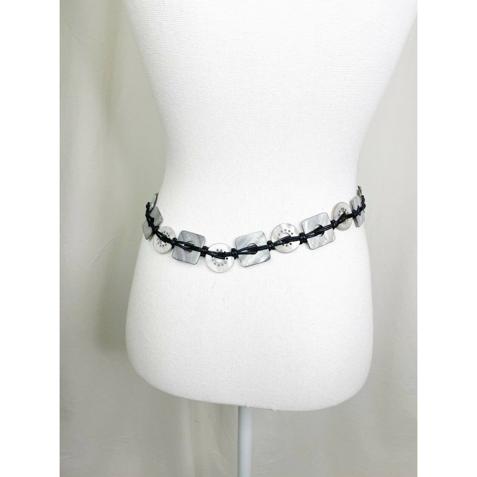 Vintage 90’s Abalone Shell Kotted Belt | Shop THRILLING