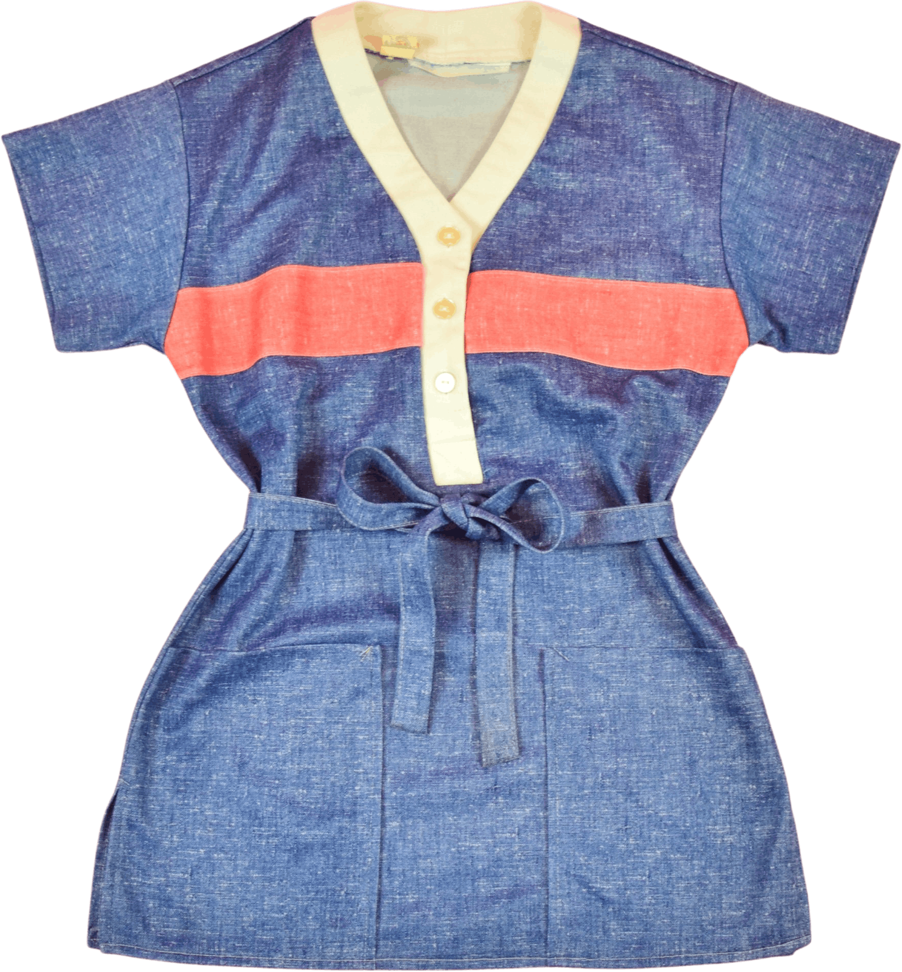 Vintage 70’s Dark Blue Smock Top | Shop THRILLING