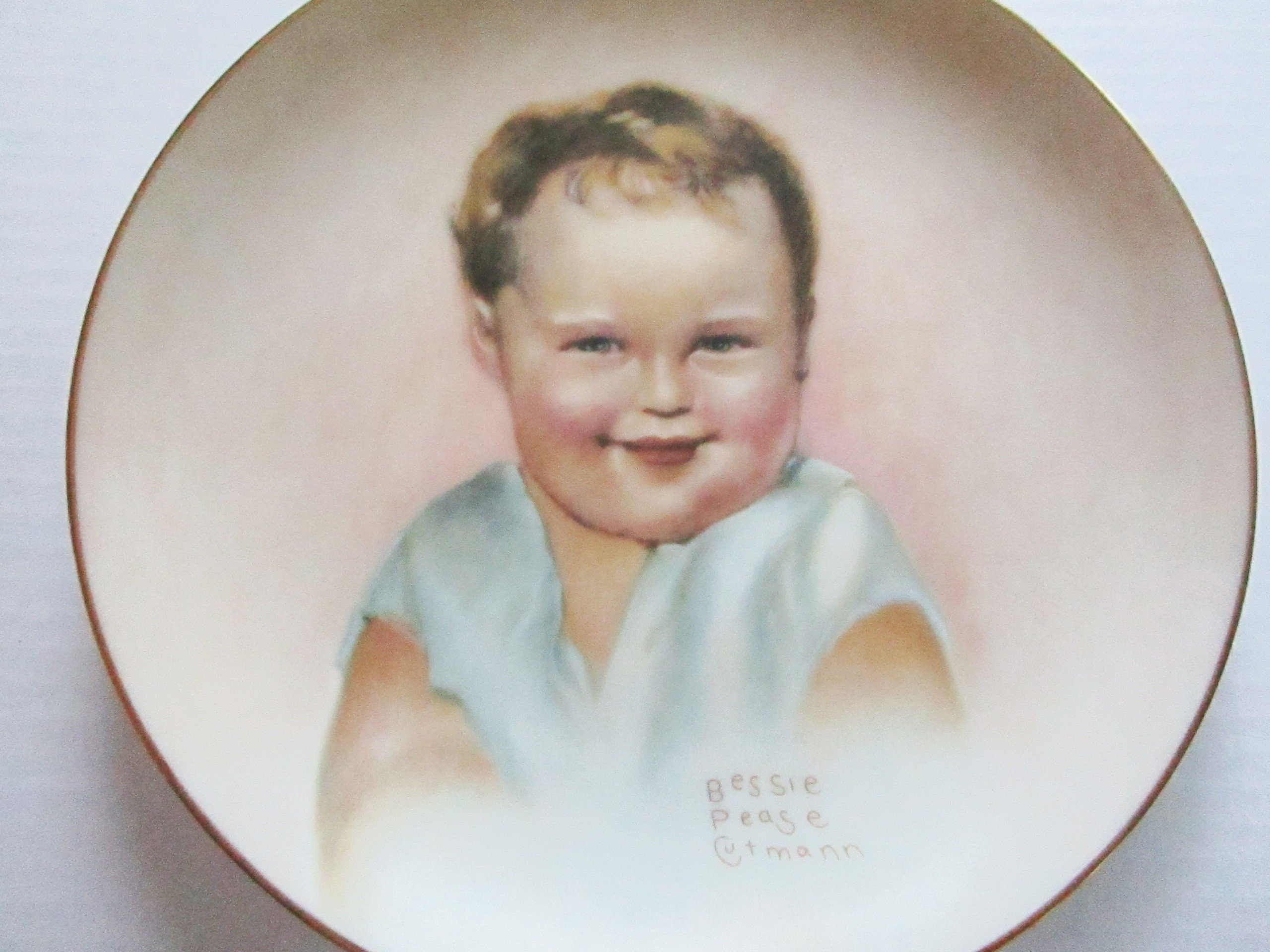 Vintage Based On Art by Bessie Pease Gutmann “billy” Plate Hamilton ...