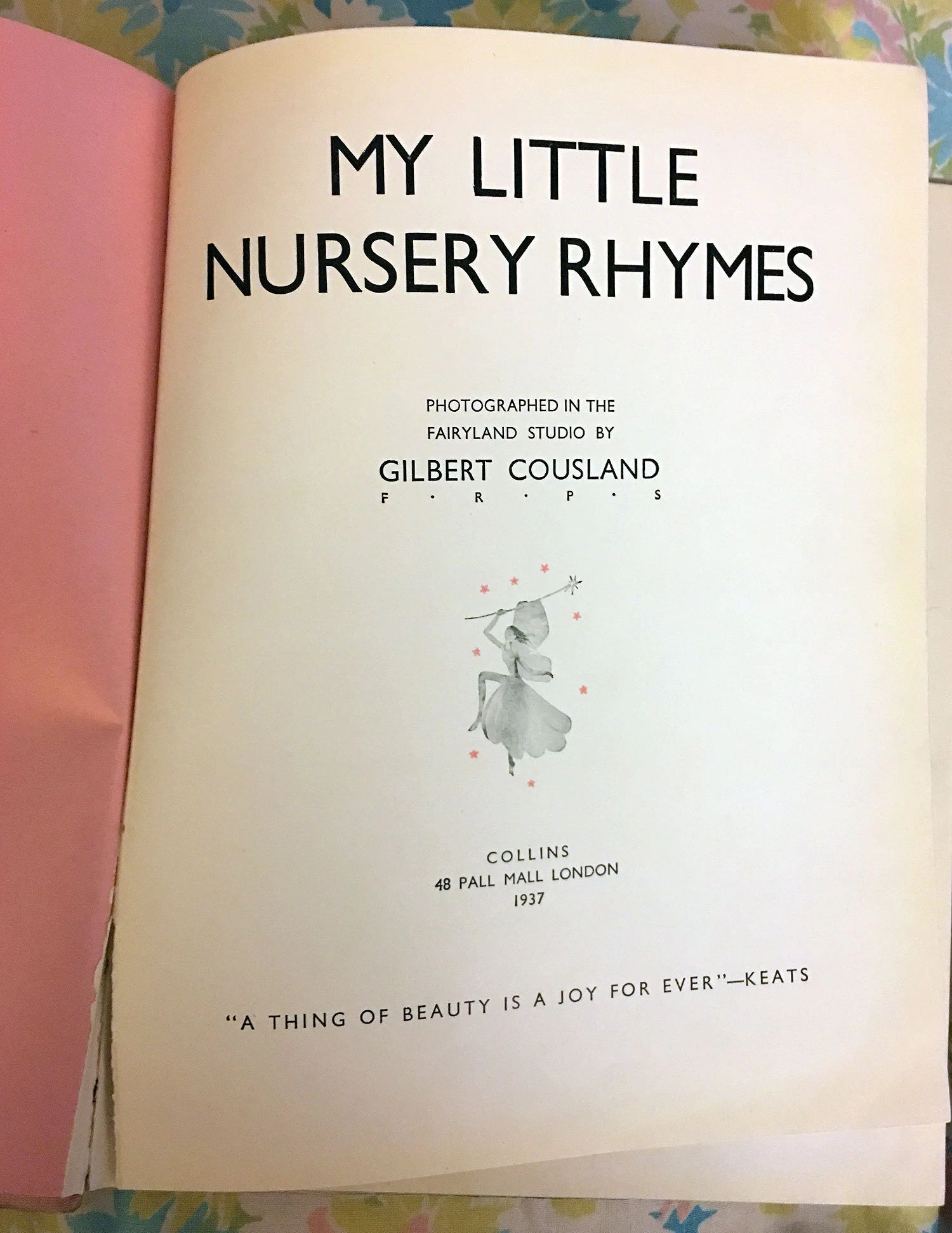 Vintage My Little Nursery Rhymes by Gilbert Cousland Rare Photography ...