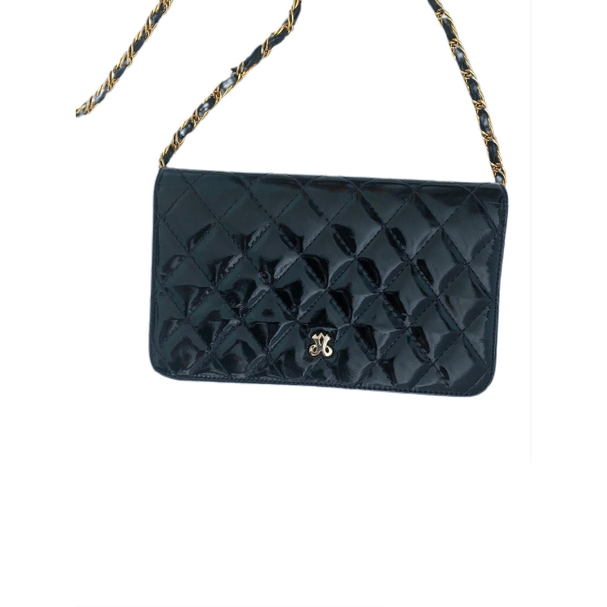 Vintage Jay Herbert Black Quilted Leather Crossbody Purse by Jay ...