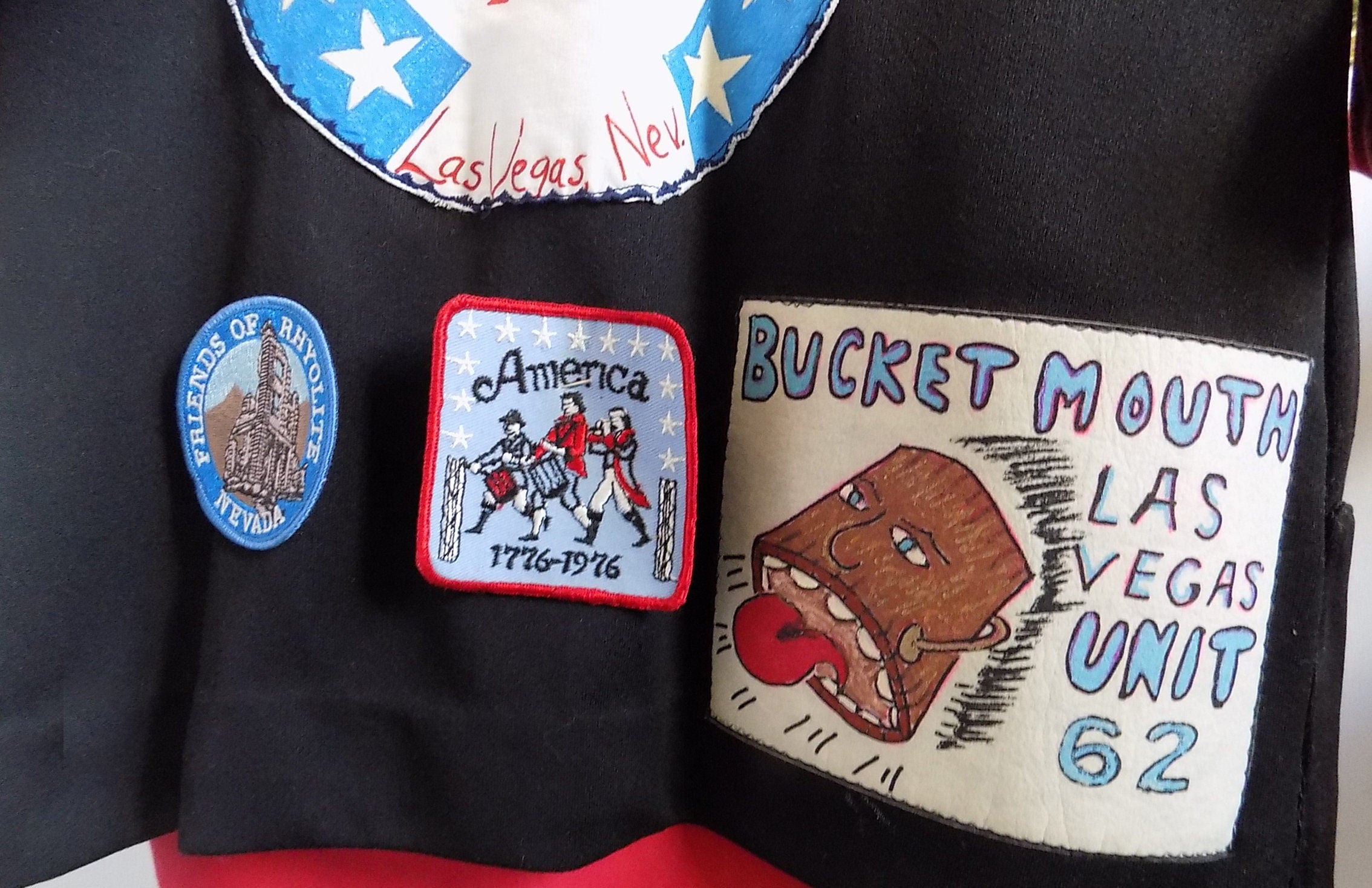 Vintage 70s Cb Radio Operator Vest Jamboree Webelos 1776 Las Vegas Yuma ...