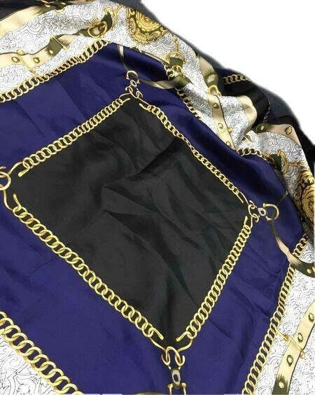 Vintage Belt Chain Print Multicolor Scarf by CW Classics | Shop THRILLING