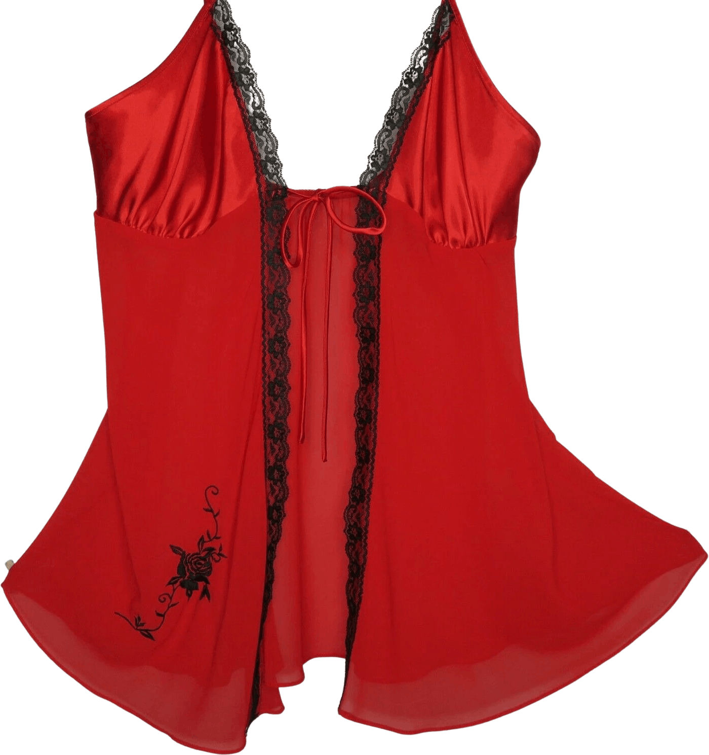 Vintage Sheer Red Babydoll Nightgown by Secret Treasures | Shop THRILLING