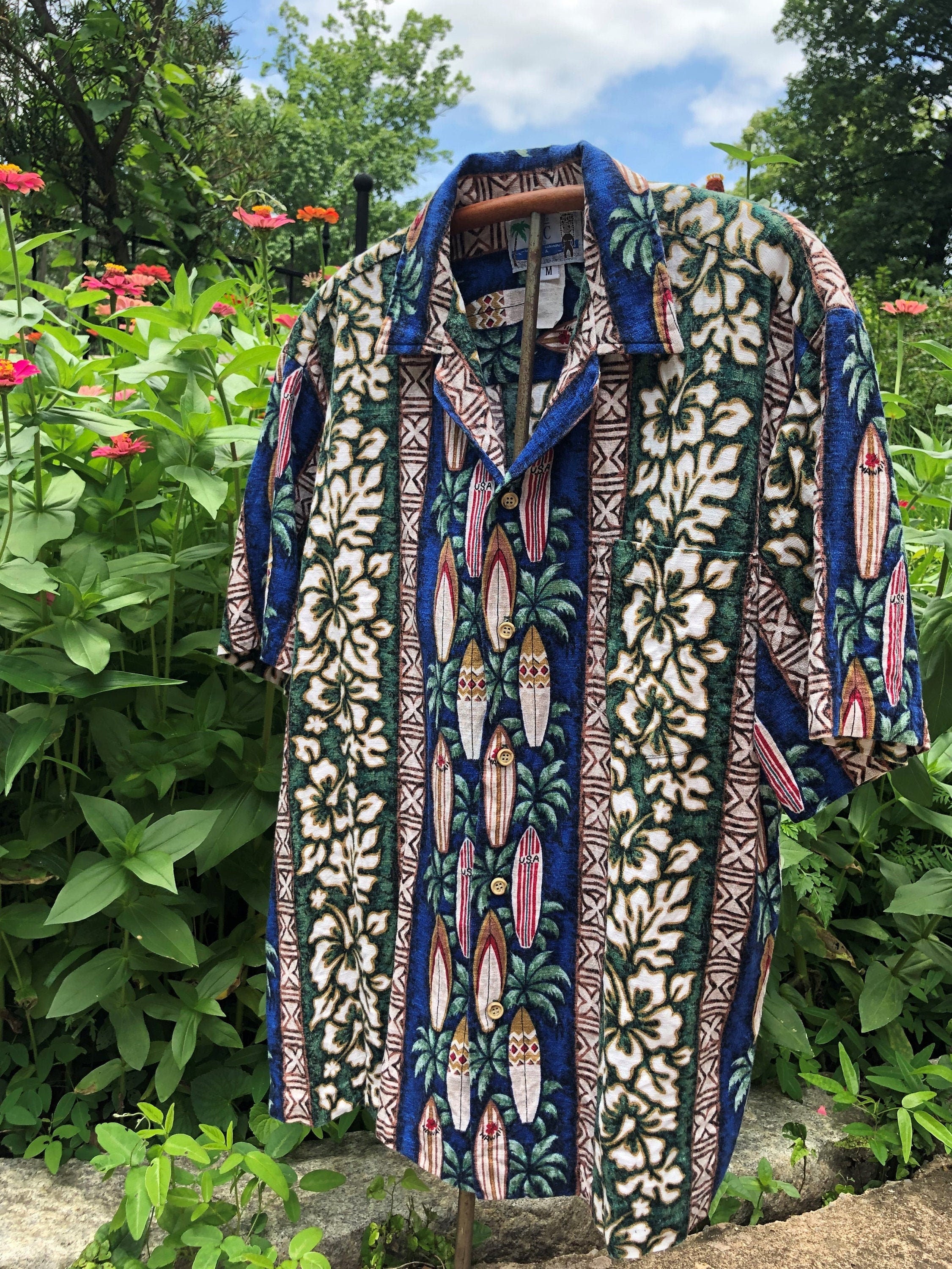 Vintage 70’s Beach Surfboard Shirt | Shop THRILLING