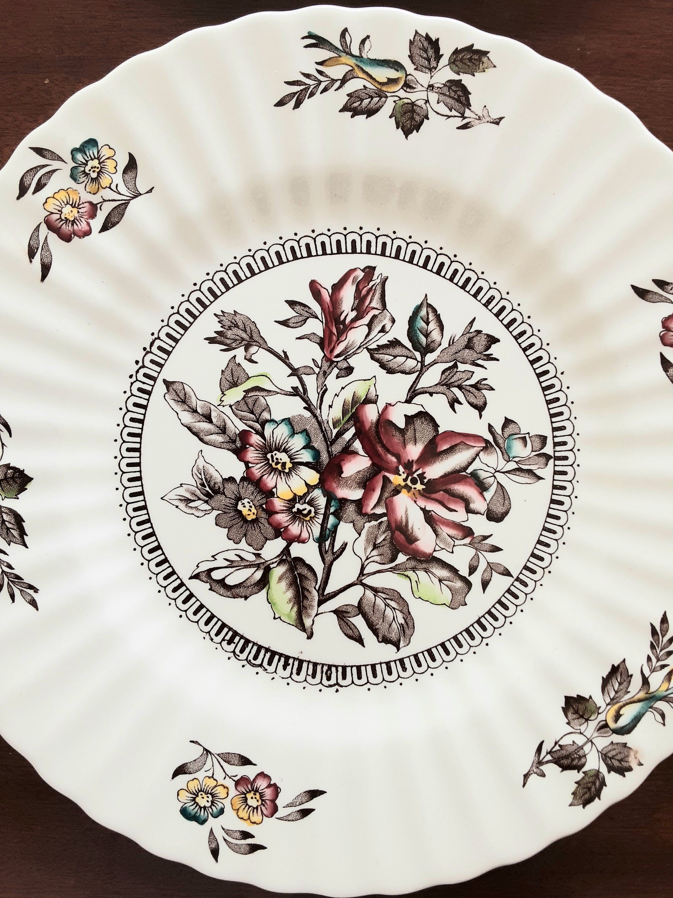 Vintage Wade Hedgerow Meadow Made In England Dinner Ware Set 40 | Shop ...