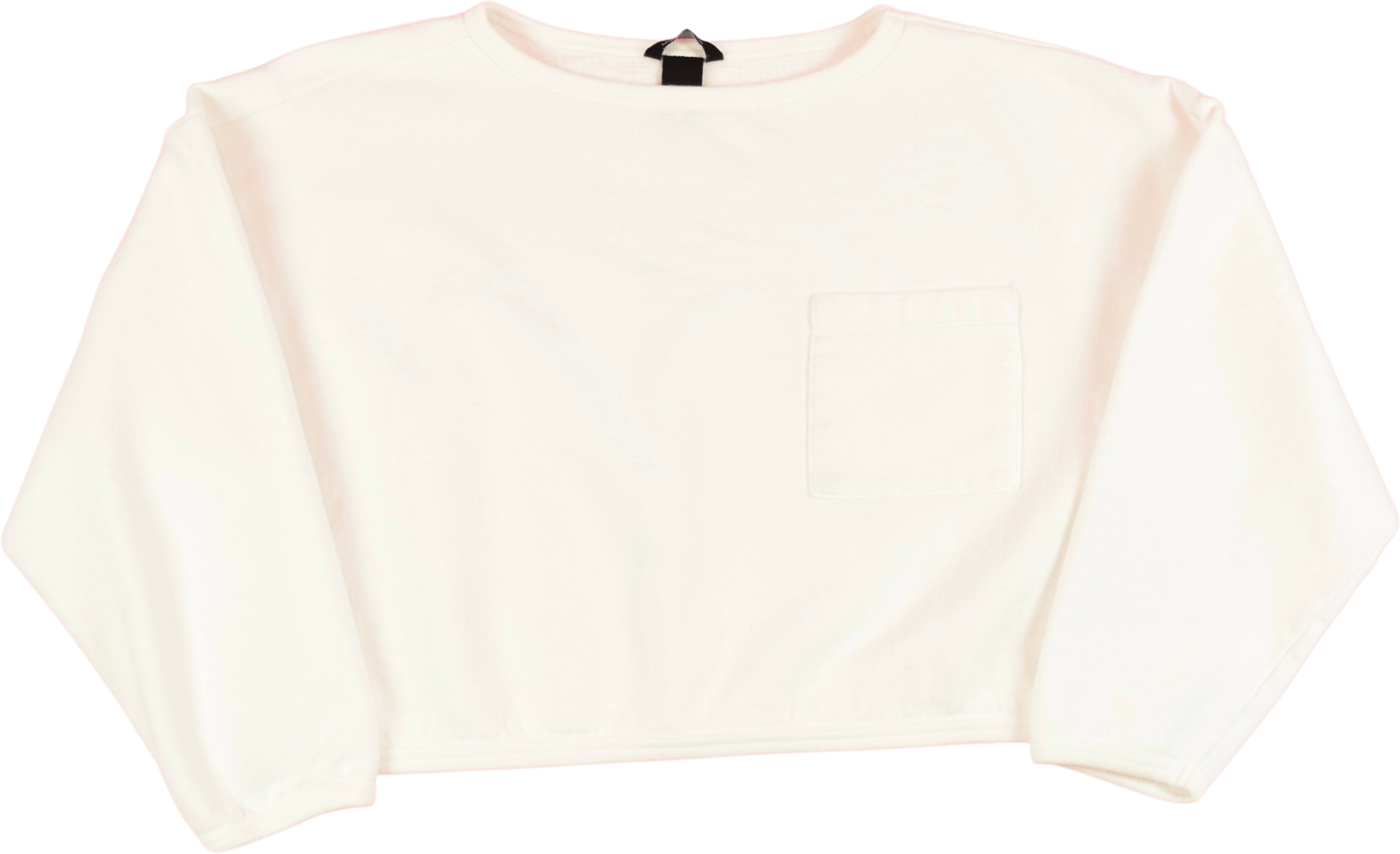 Vintage 90’s White Cropped Sweatshirt by Moda International | Shop ...