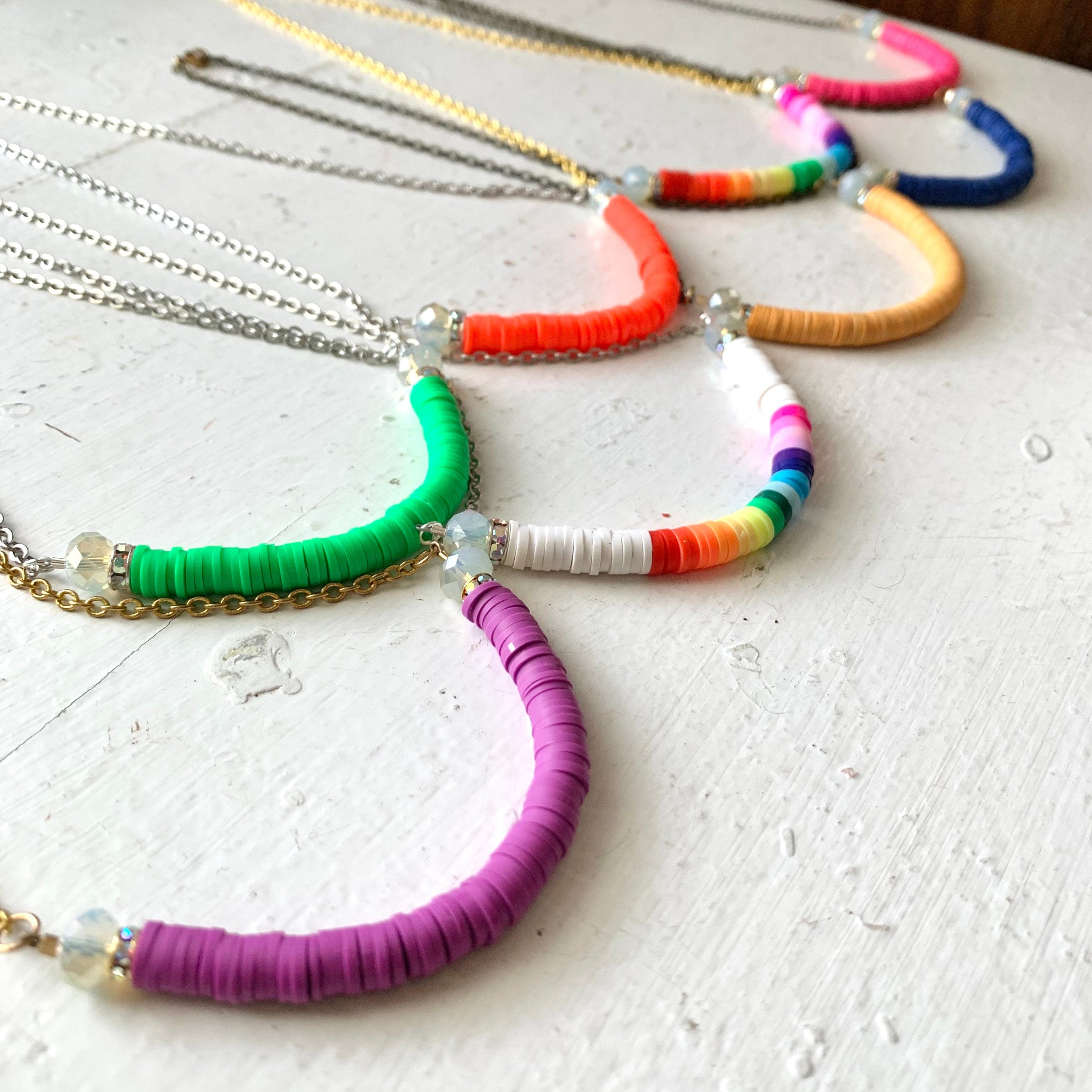 Vintage Indie Rainbow Swag Necklaces | Shop THRILLING