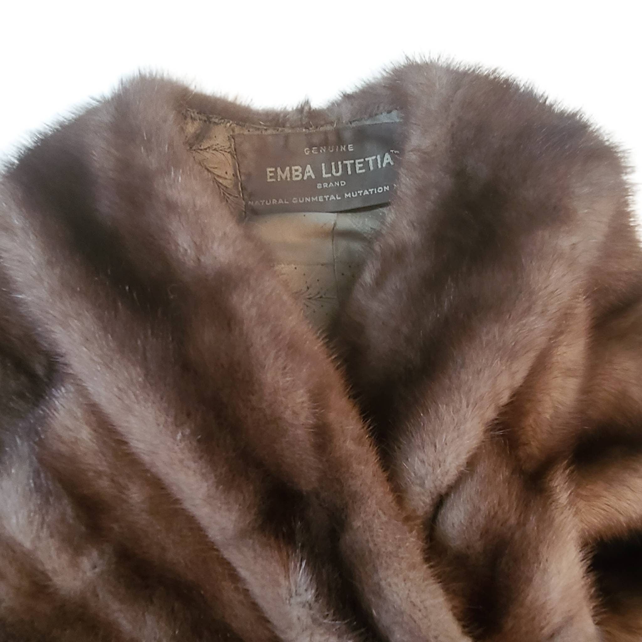 Vintage Mink Fur Stole Wrap by Emba Lutetia by EMBA LUTETIA | Shop ...