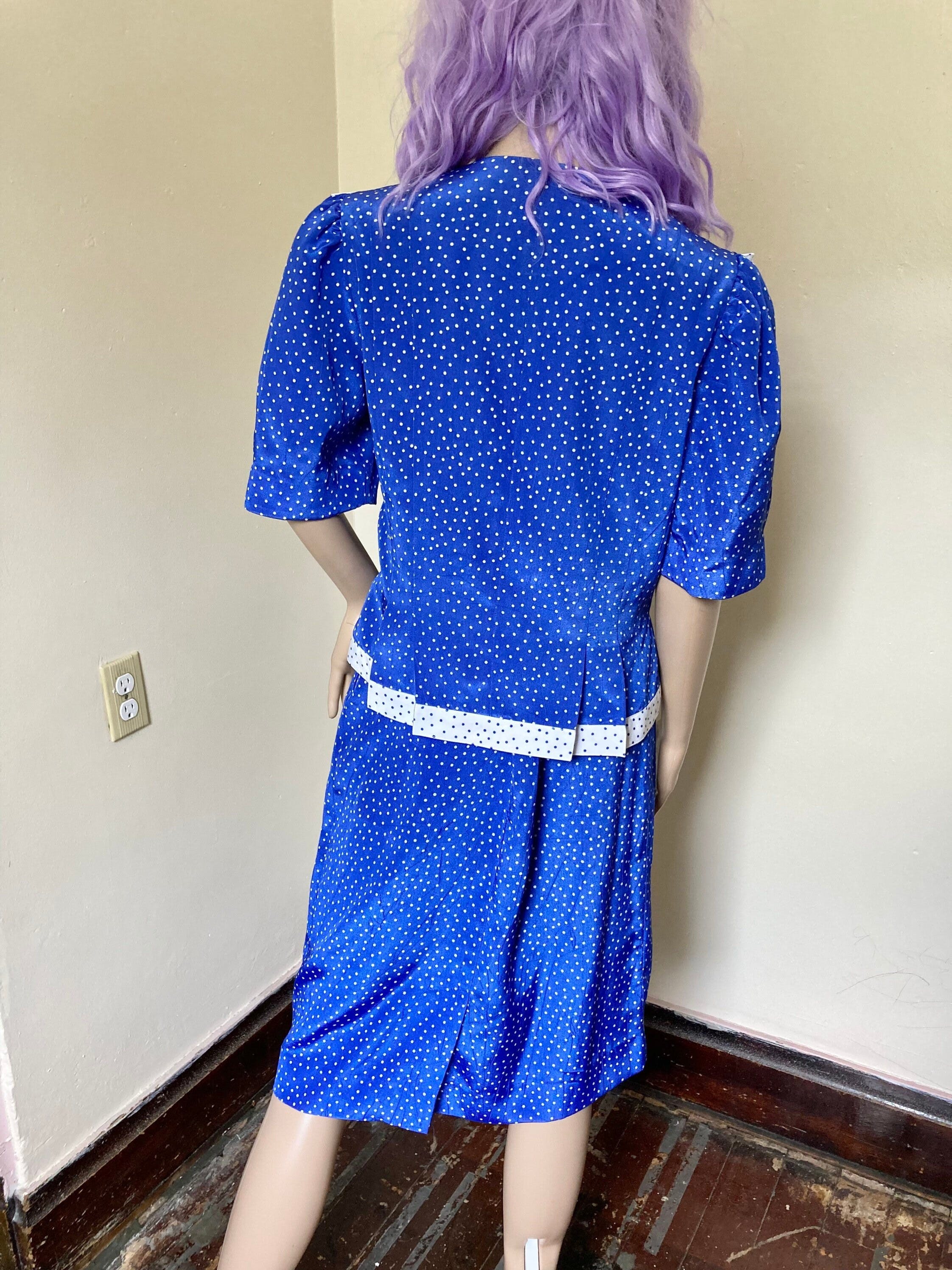 Vintage 80’s Two Piece Sailor Collared Coordinates Set | Shop THRILLING