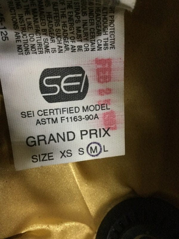 Vintage Sei Certified Grand Prix Hunt Cap Riding Helmet | Shop THRILLING