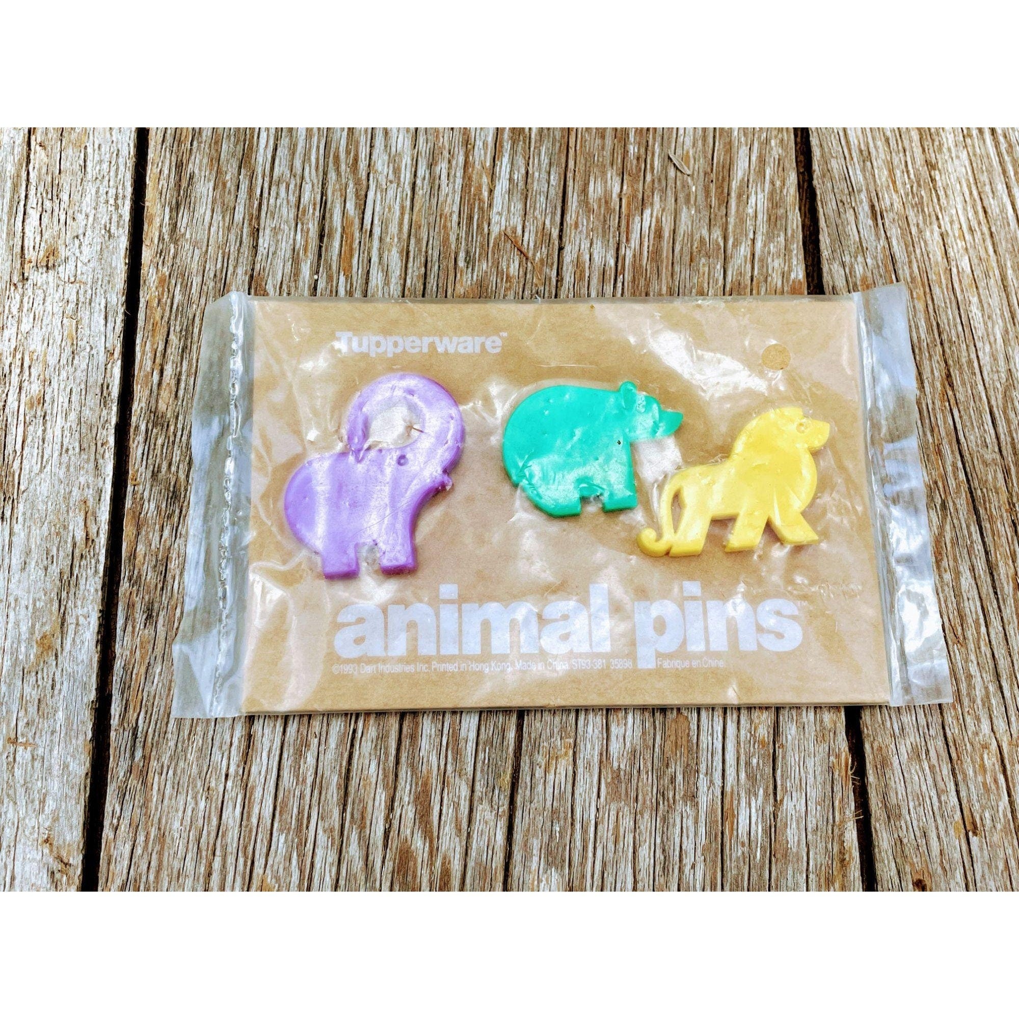 Vintage Tupperware Animal Pin Brooches Nos Early 90s by Tupperware ...