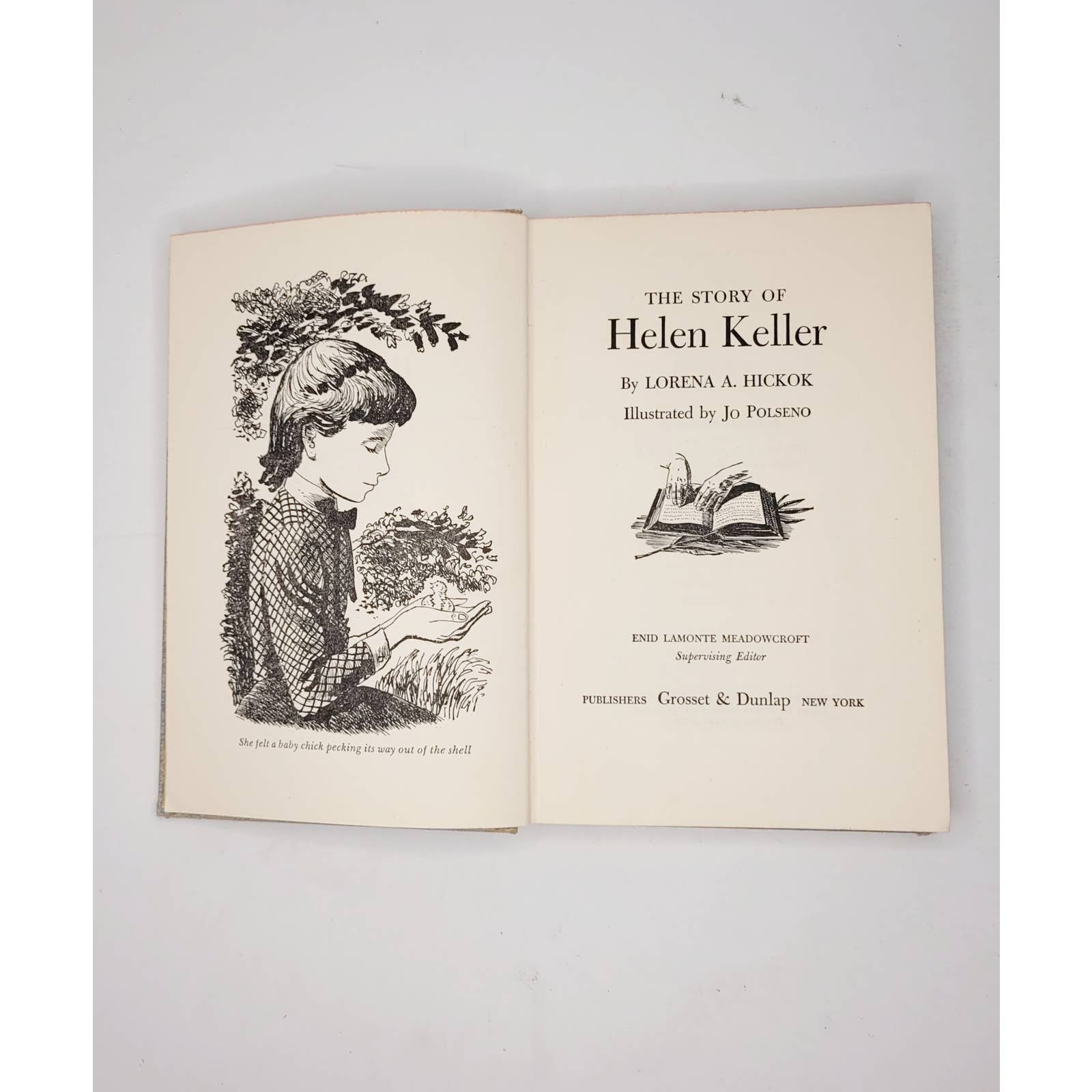 Vintage Hardcover Book Helen Keller by Lorena A. Hickok Copyright 1958 ...