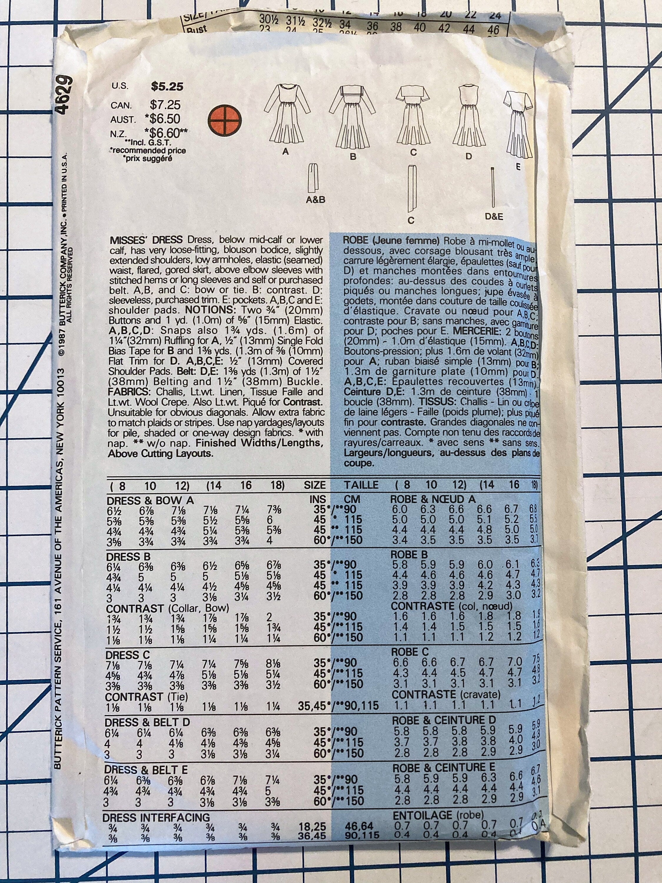 Women's Shirt Dress Set 80s Vintage Butterick Sewing Pattern by Butter ...