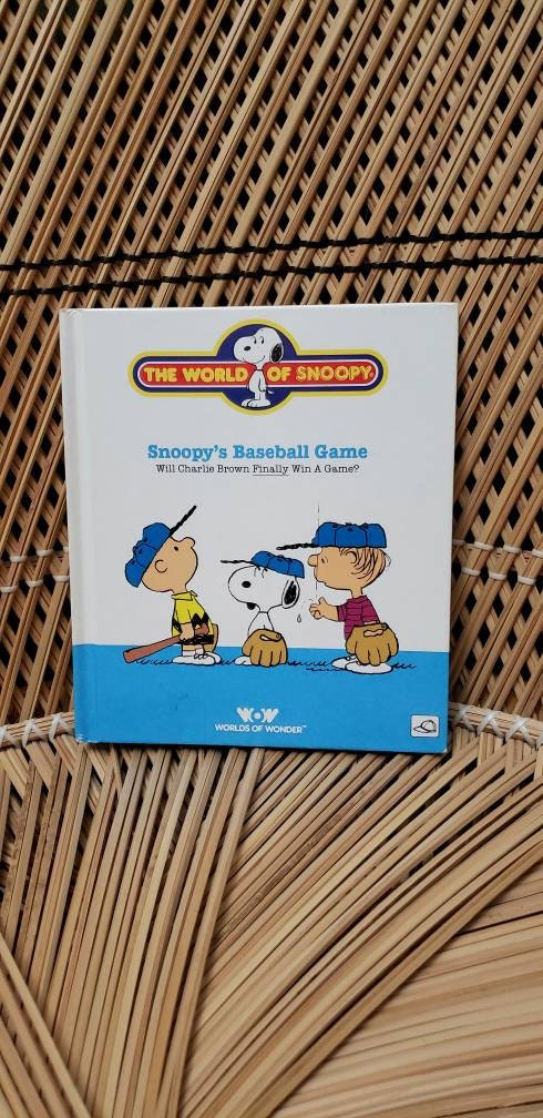 Vintage 1986 Snoopy's Baseball Game The World of Snoopy Book | Shop ...