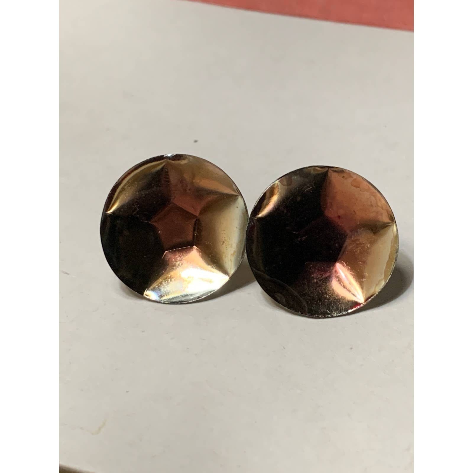 Vintage Metal Round Textured Earring | Shop THRILLING
