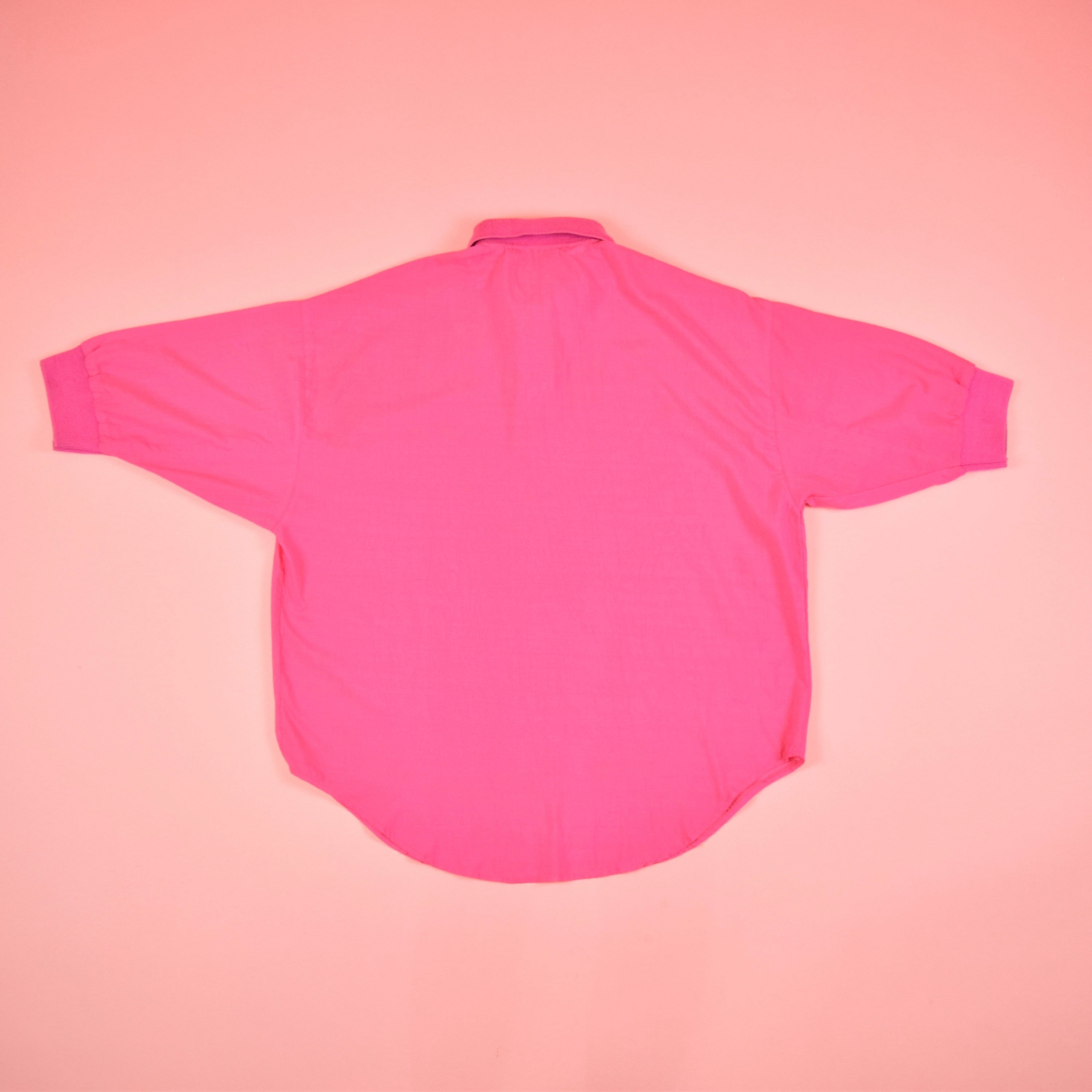 Vintage 80’s Hot Pink Polo Shirt | Shop THRILLING