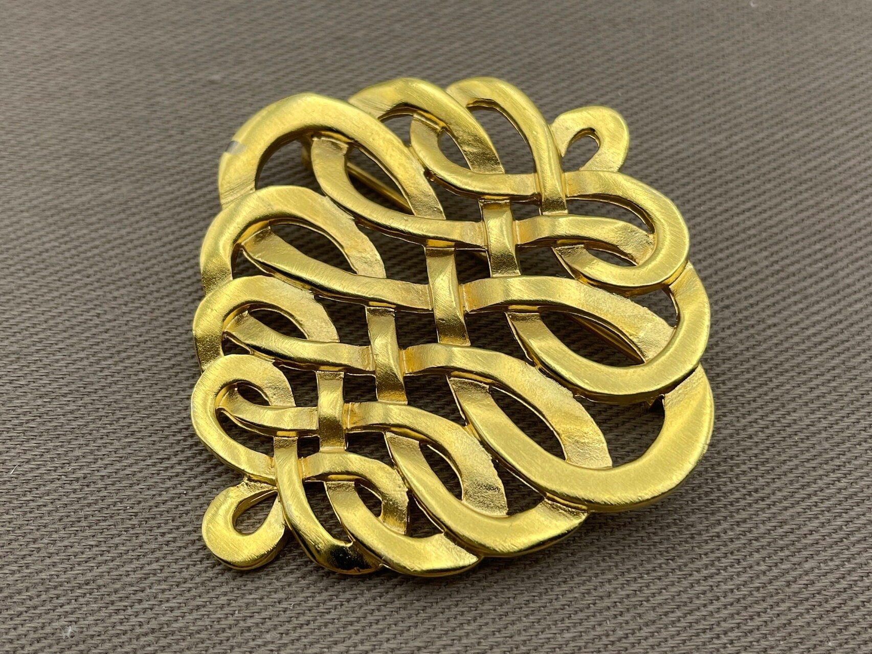 Vintage Mma Signed Swirling Abstract Brooch Pin Museum of Modern Art b ...