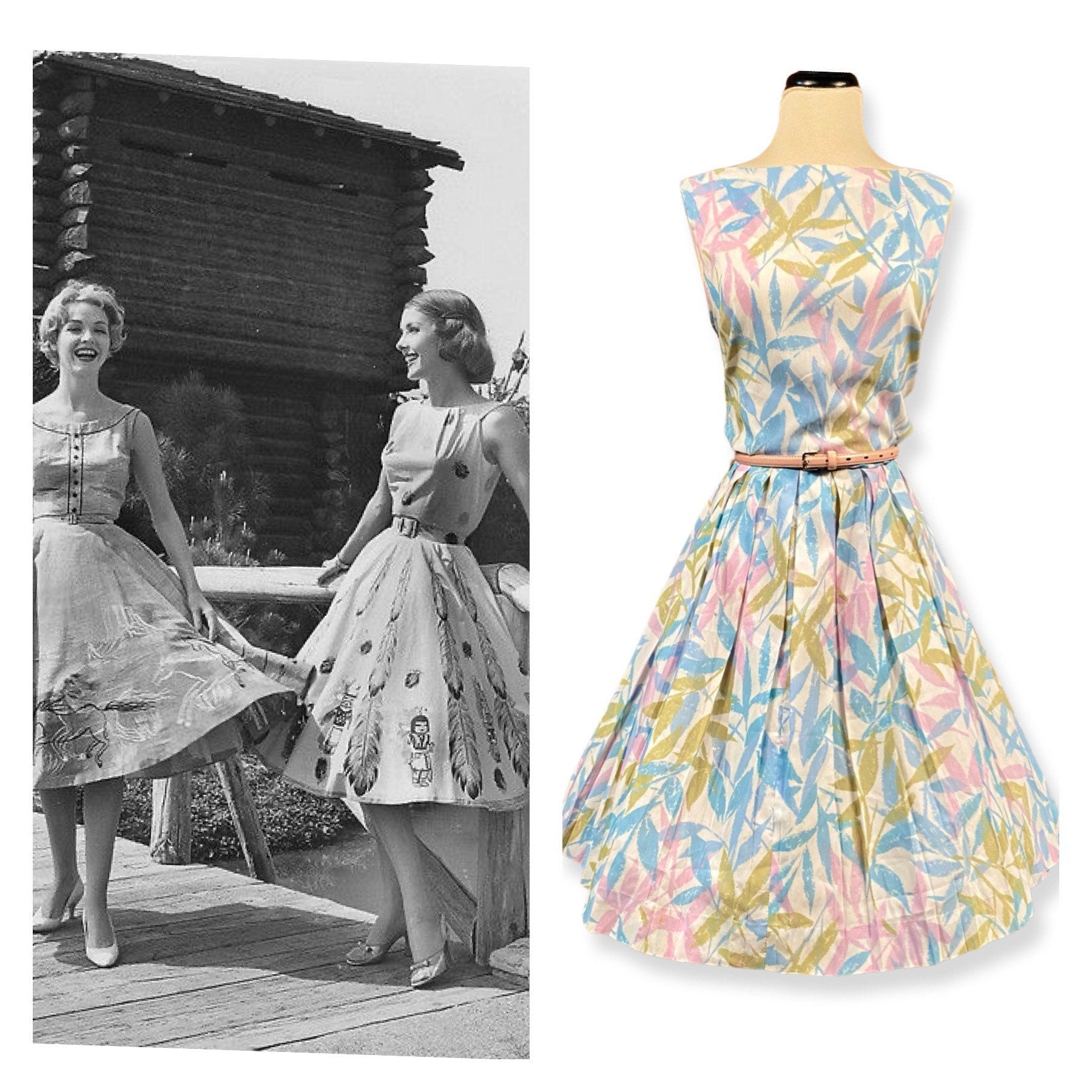 Vintage 50s Swing Dress | Shop THRILLING