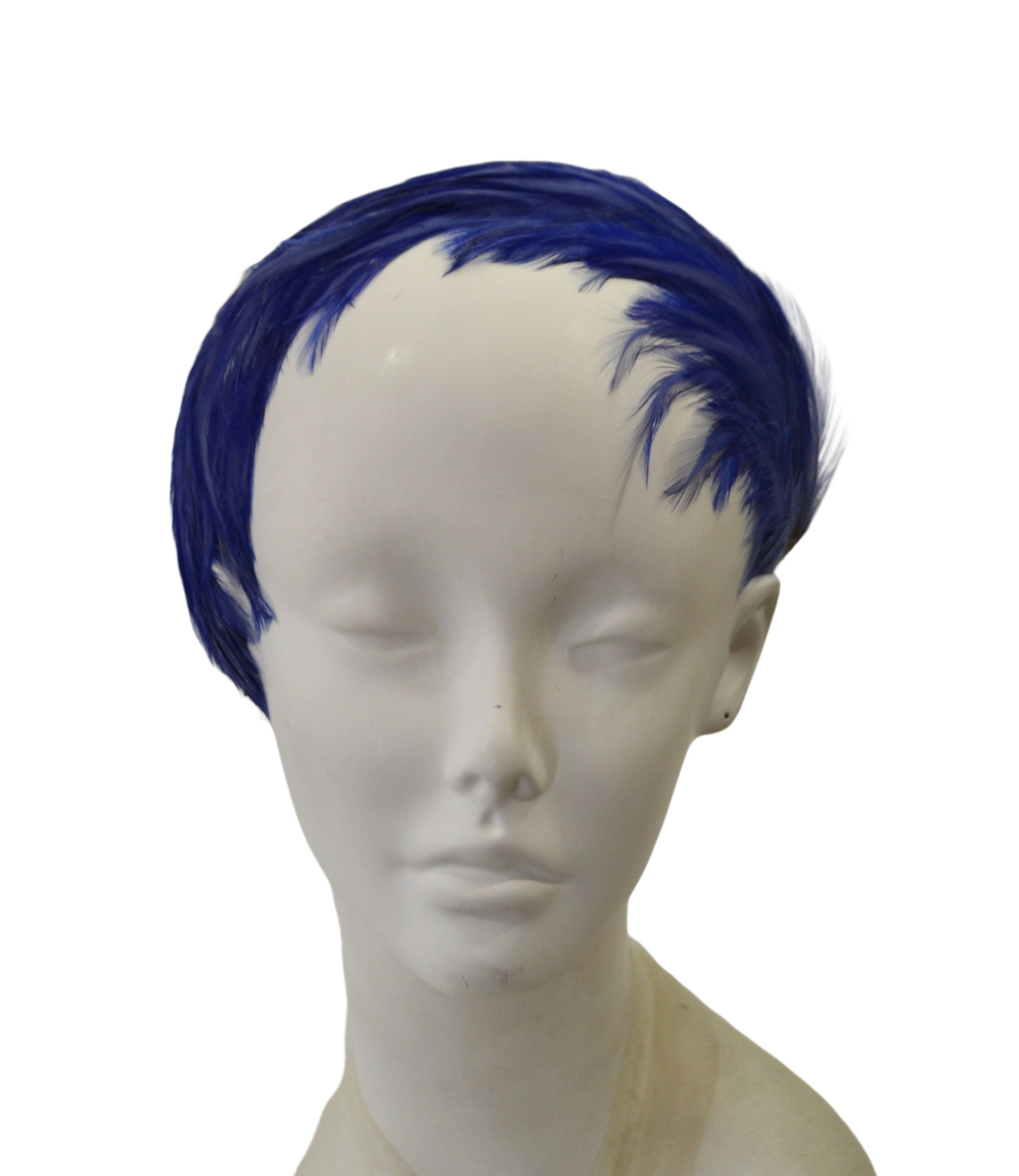 Vintage 50s 60s Periwinkle Purple Feathered Headband | Shop THRILLING