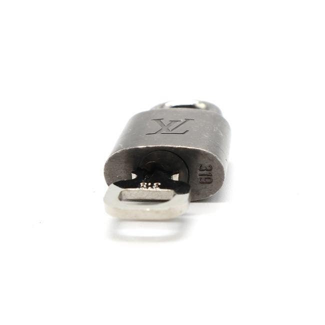 Vintage Silver Lock and Key Set #319 by Louis Vuitton | Shop THRILLING