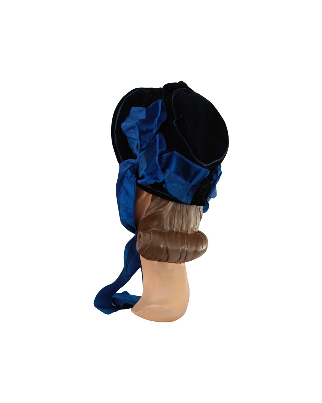 Vintage Victorian Cerulean Blue Bonnet Hat | Shop THRILLING