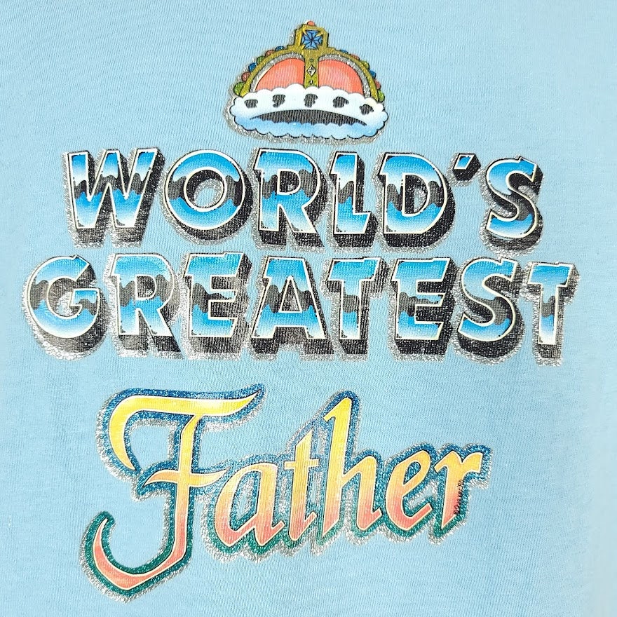Vintage Men's 80s Worlds Greatest Father T-Shirt | Shop THRILLING
