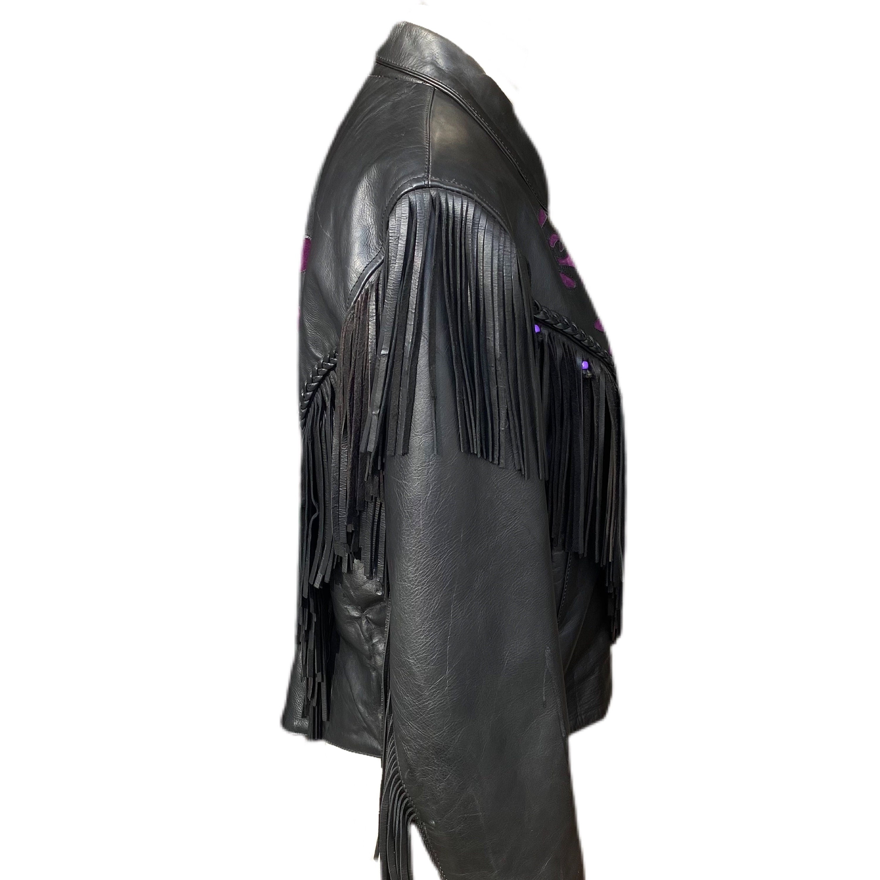 Vintage Leather Fringe Jacket by Unik | Shop THRILLING