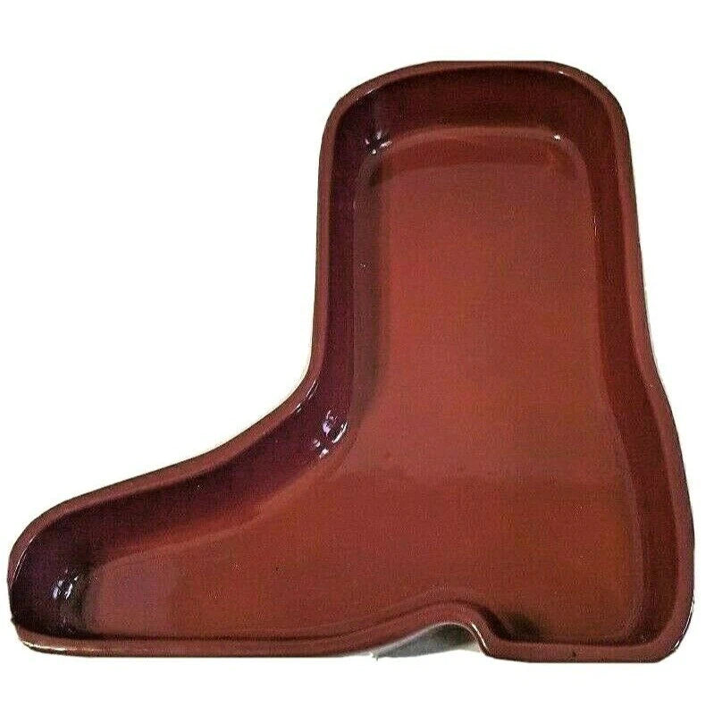 Vintage Frankoma Pottery Boot Shaped Serving Dish Red by Frankoma Pott ...