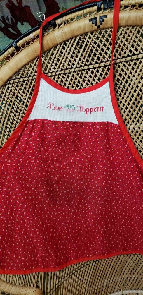 Vintage 70s Kids Bon Appetit Apron | Shop THRILLING
