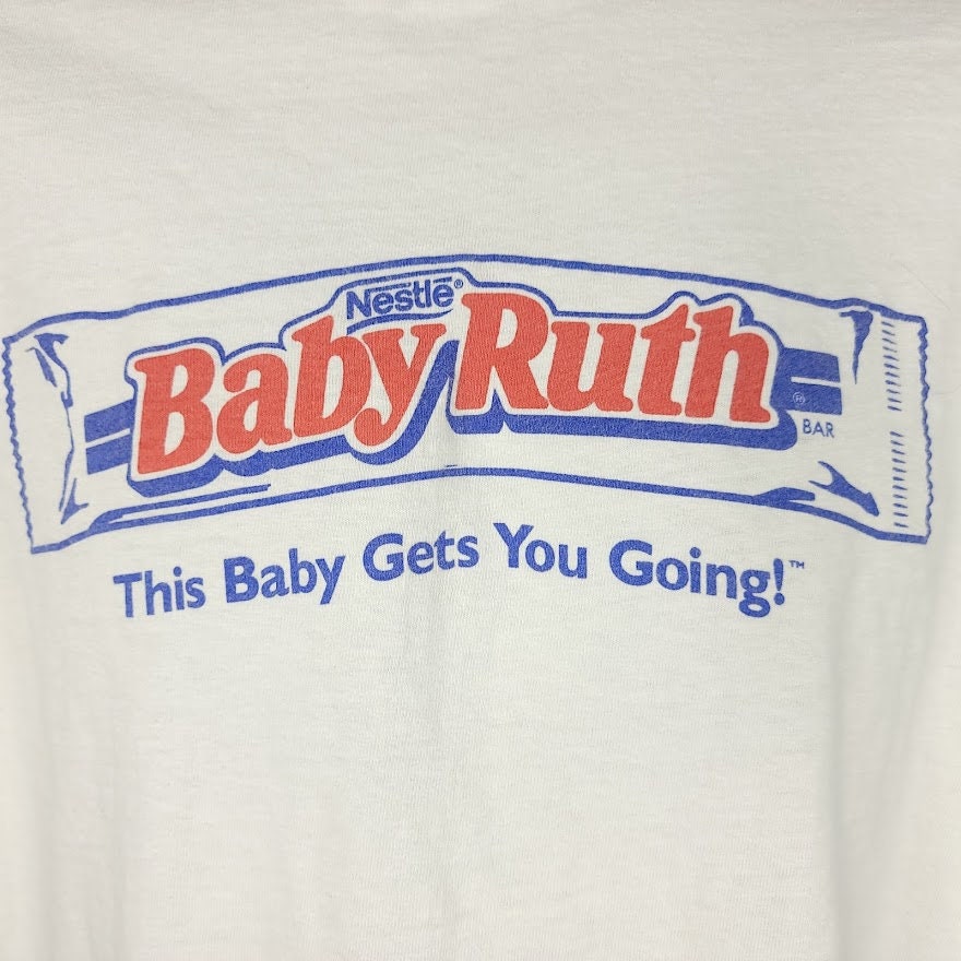 Vintage Men's 90s Baby Ruth Nestle Candy Bar T-Shirt | Shop THRILLING