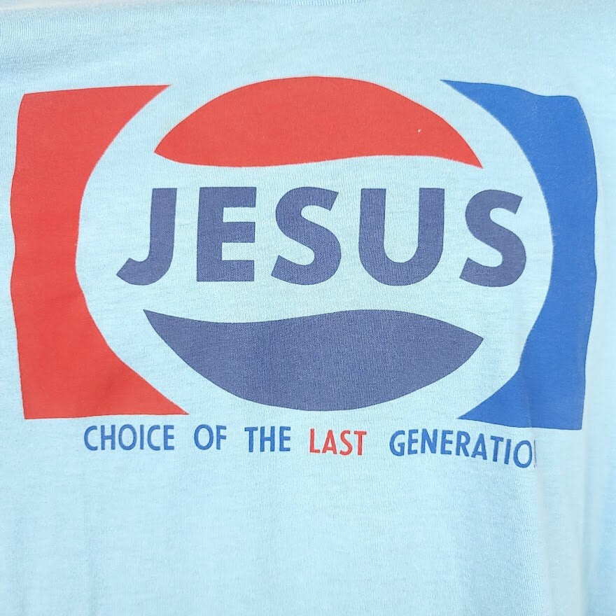 Vintage Men's 80s Jesus Christ Pepsi T-Shirt | Shop THRILLING