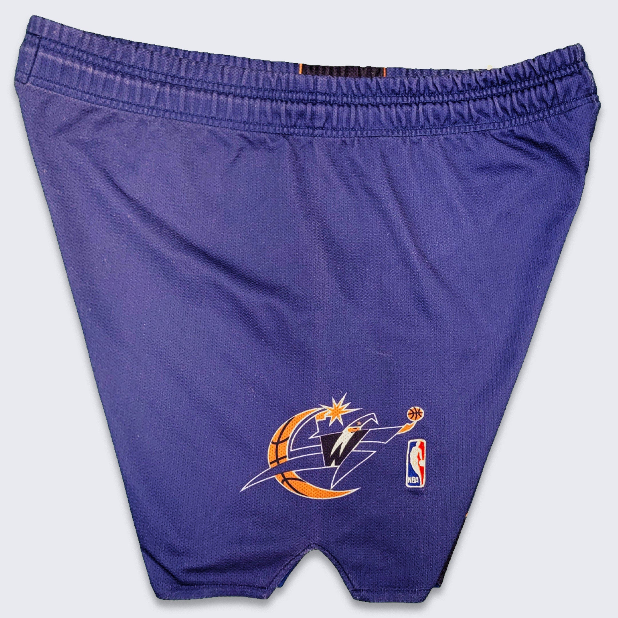 Washington Wizards Vintage Champion Basketball Shorts Blue and Black M ...