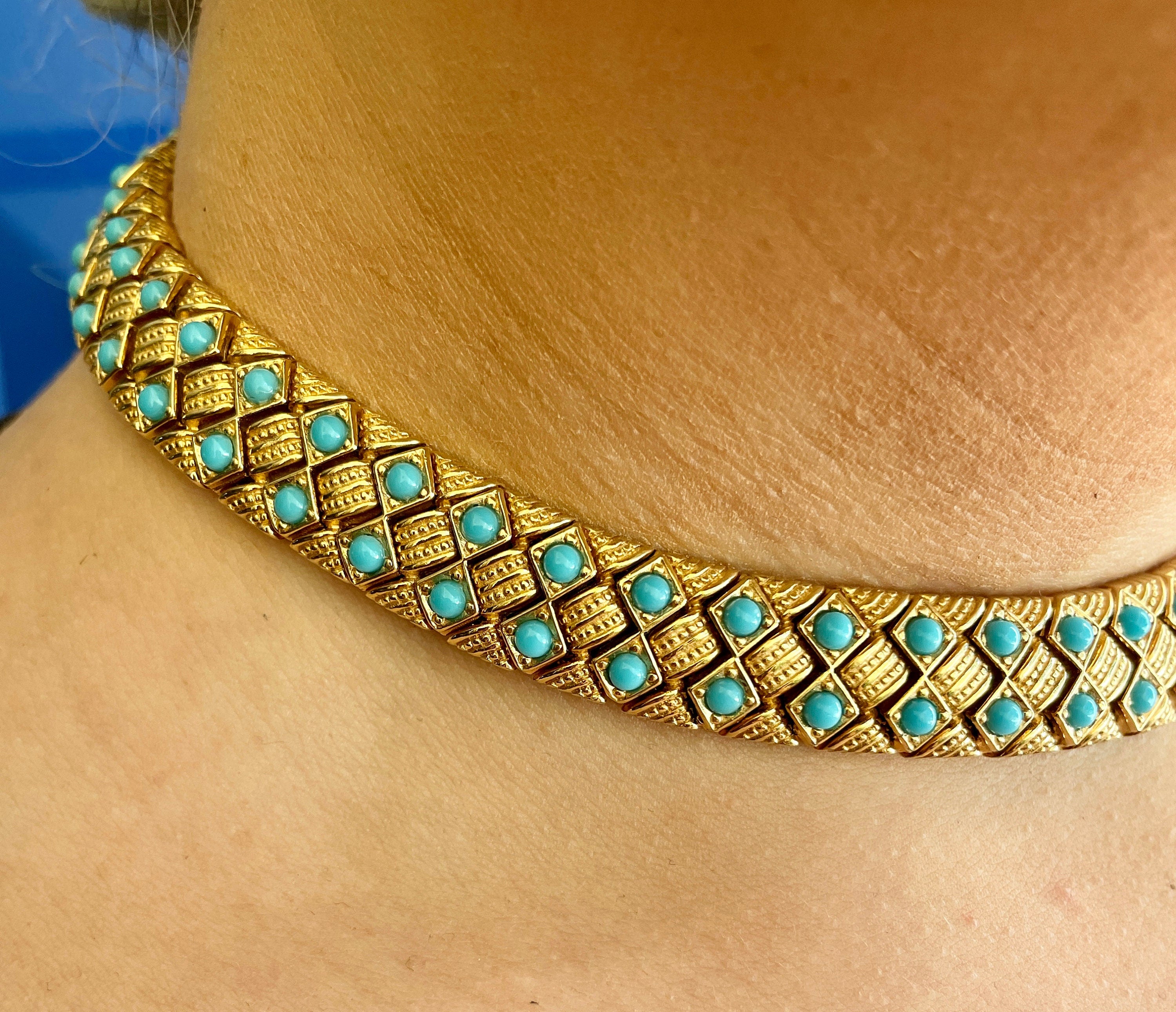 Vintage 50s Ciner Choker Necklace Designer by Ciner Jewelry by Ciner ...