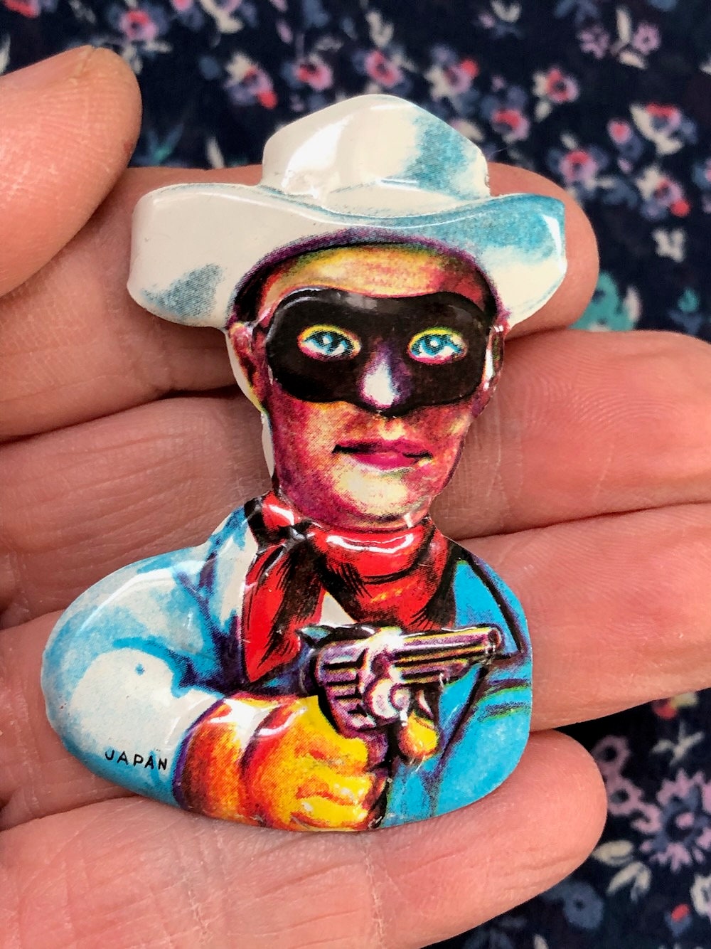 Vintage 50’s 60’s Tin Lone Ranger Badge | Shop THRILLING